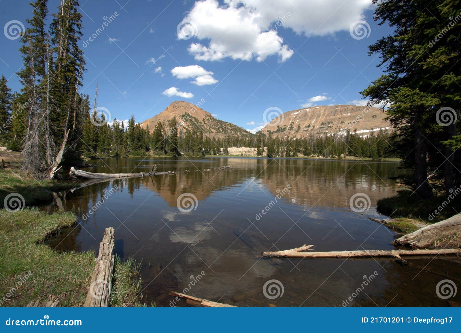 Mountain and alpine lake stock image. Image of scene - 21701201