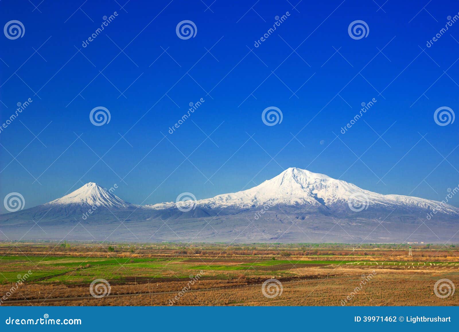 Mountain Ararat stock photo. Image of blue, nature, biblical - 39971462