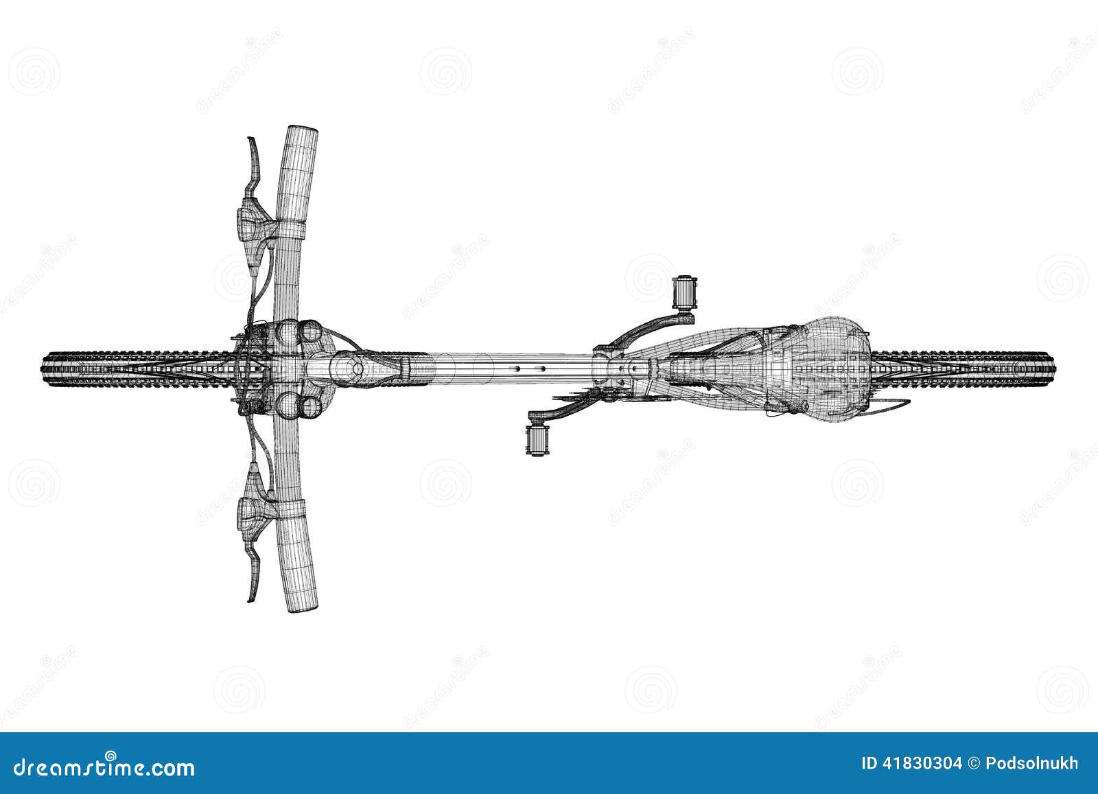 Mountain Bicycle stock illustration. Illustration of body - 41830304