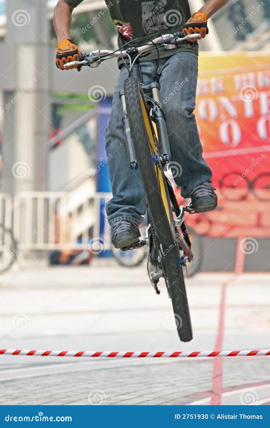Mountain Bike Jump stock photo. Image of handlebars, recreation - 2751930