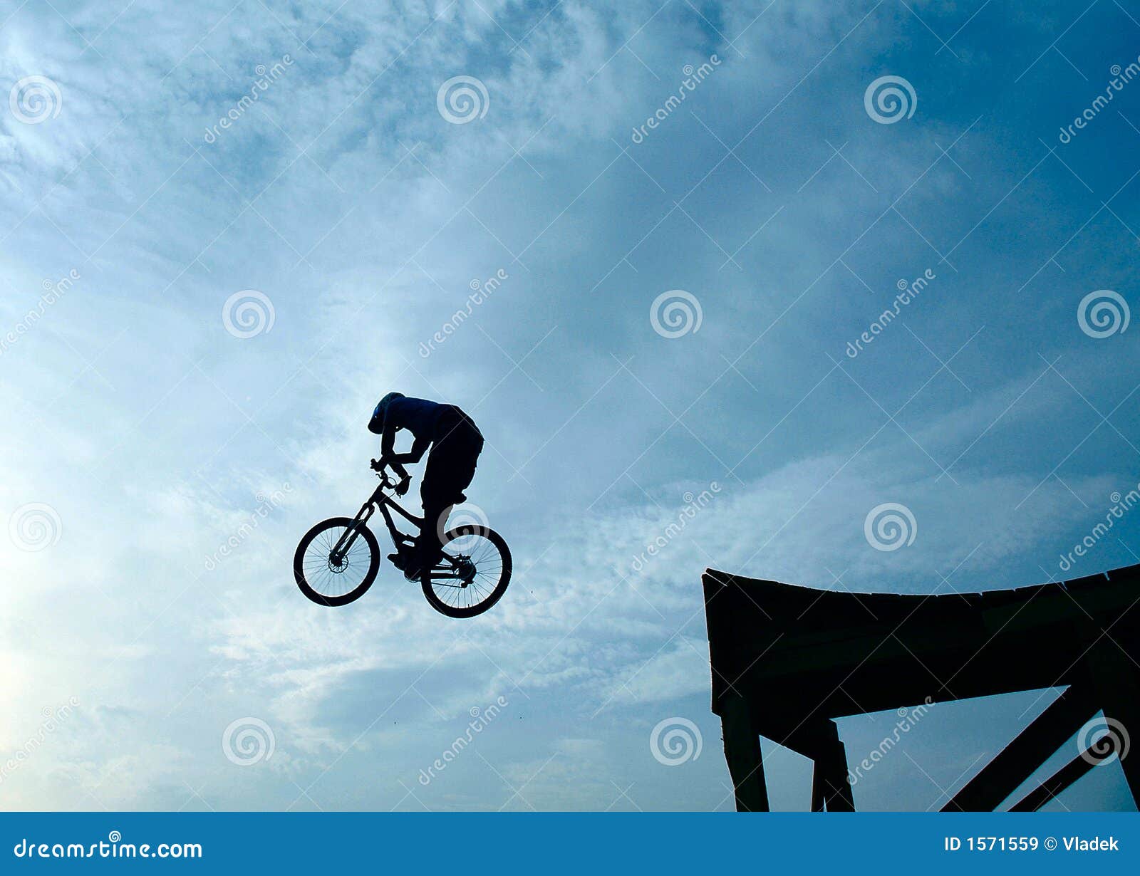Mountain bike jumper stock image. Image of danger, freedom - 1571559