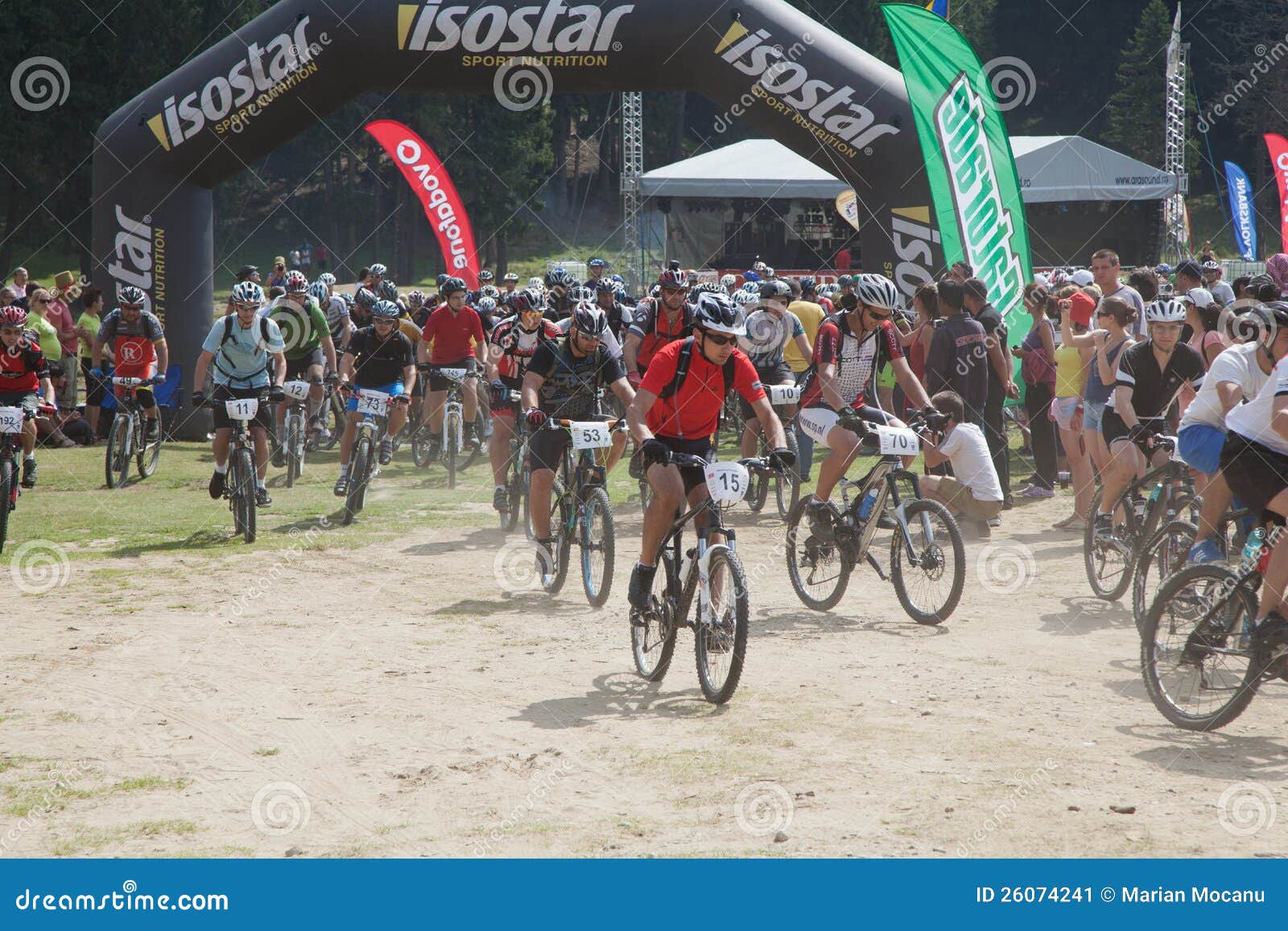 Mountain bike marathon editorial photo. Image of biker - 26074241