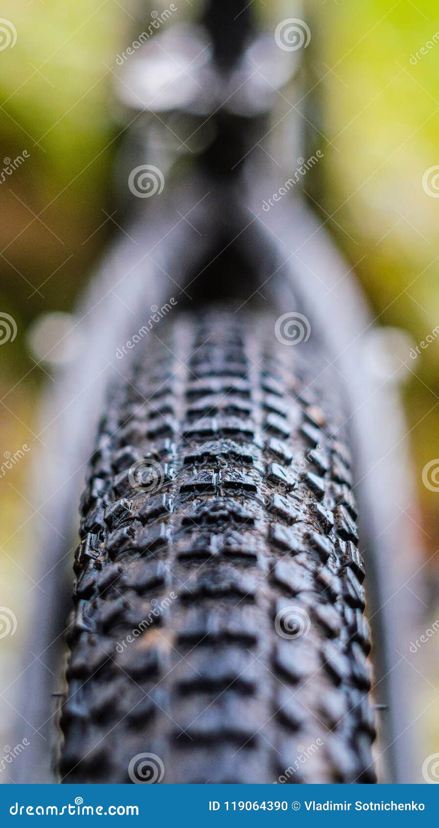 Mountain bike rear view stock photo. Image of riding - 119064390