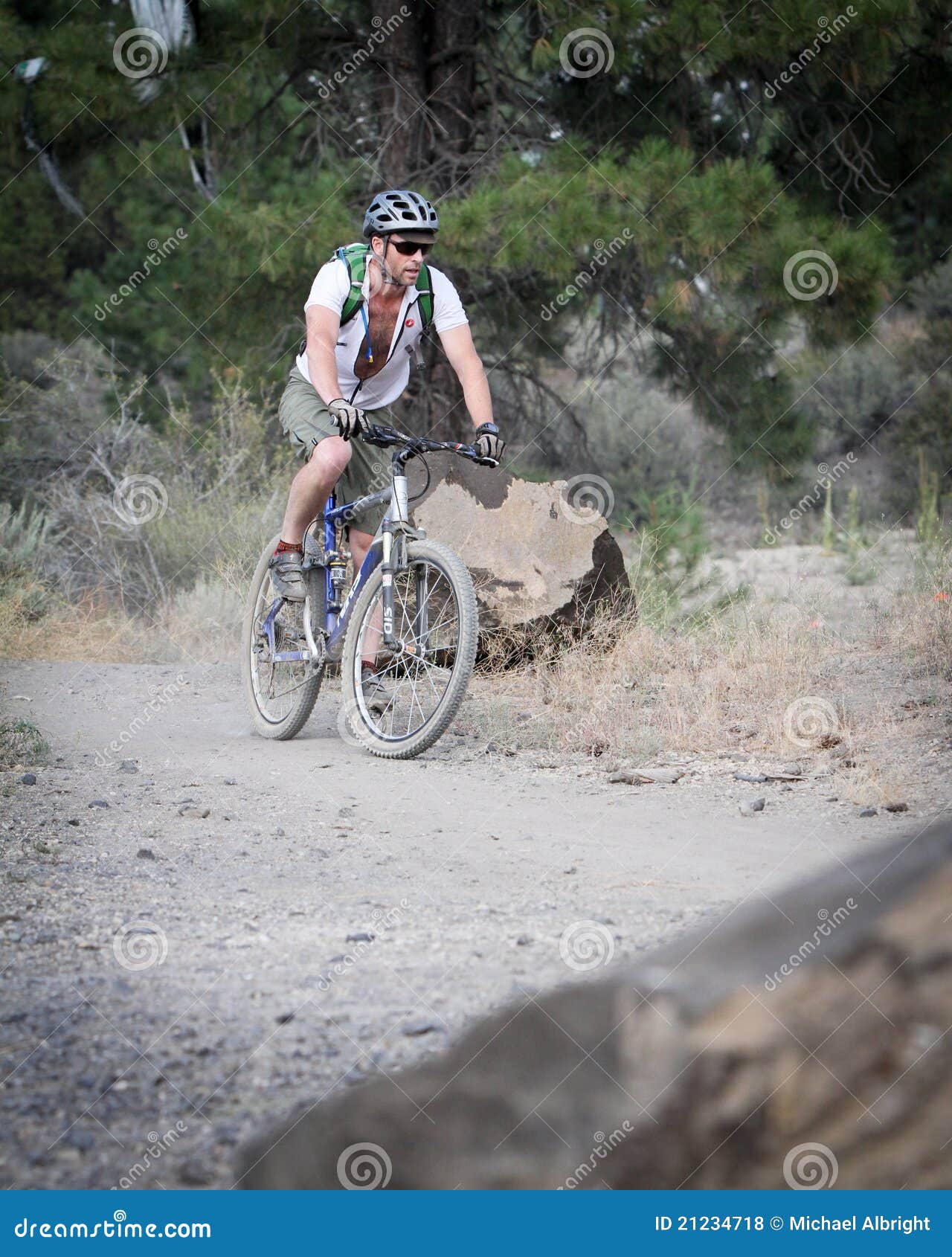 Mountain Bike Rider editorial stock photo. Image of mountain - 21234718