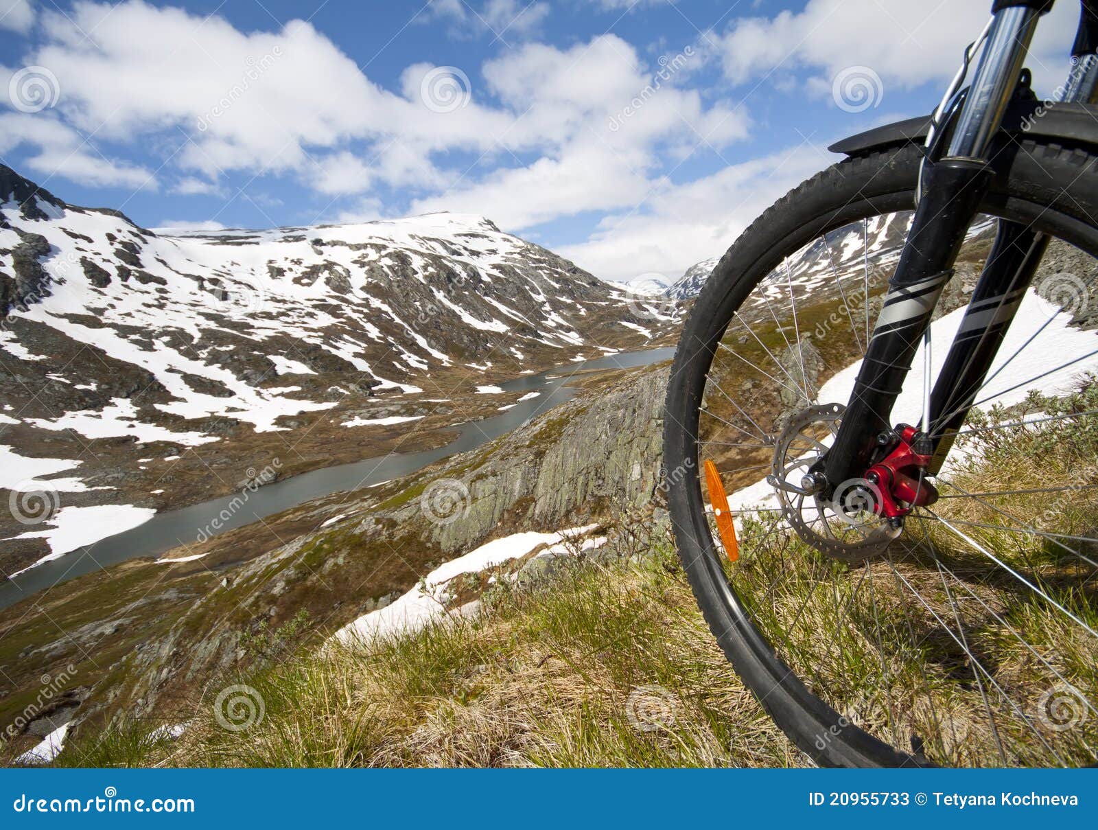 Mountain bike rider view stock image. Image of cycling - 20955733