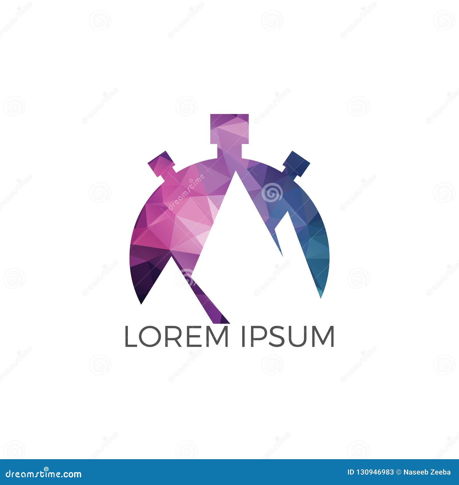 Mountain Bomb logo design. stock vector. Illustration of business ...