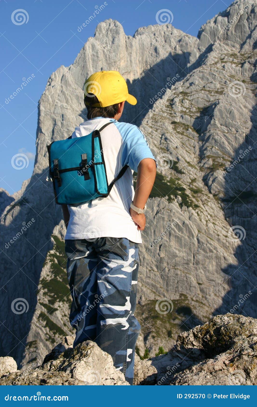 Mountain Boy stock photo. Image of alpine, tyrol, mountain - 292570
