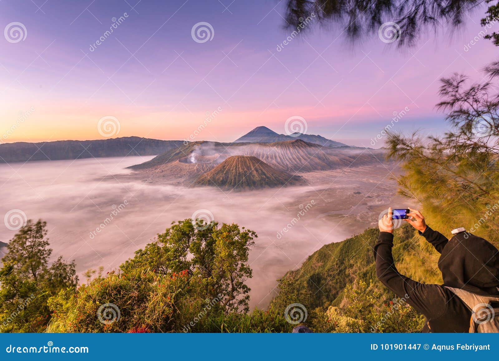 Mountain Bromo at East Java Indonesia Editorial Photography - Image of ...