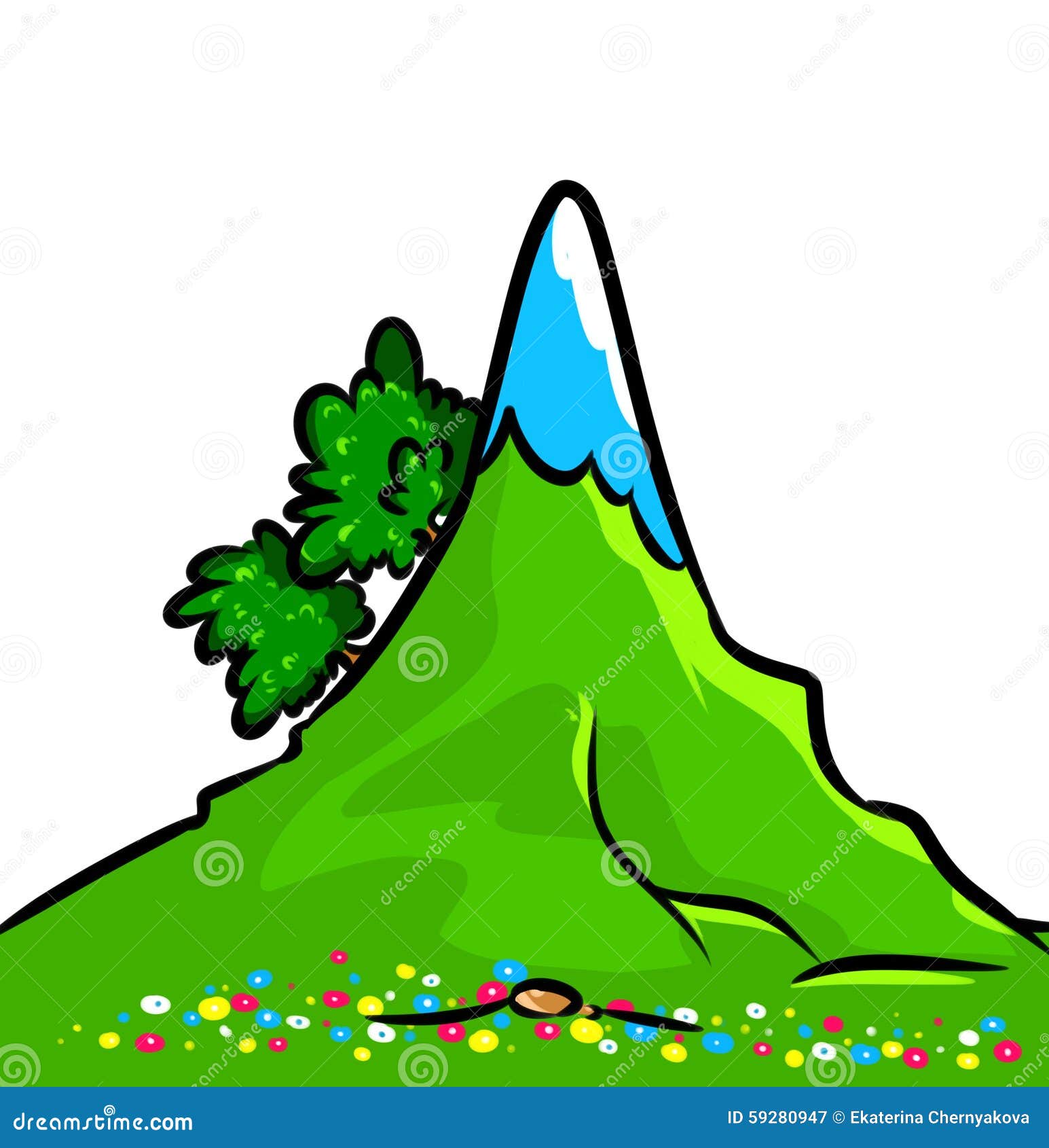 Mountain Cartoon