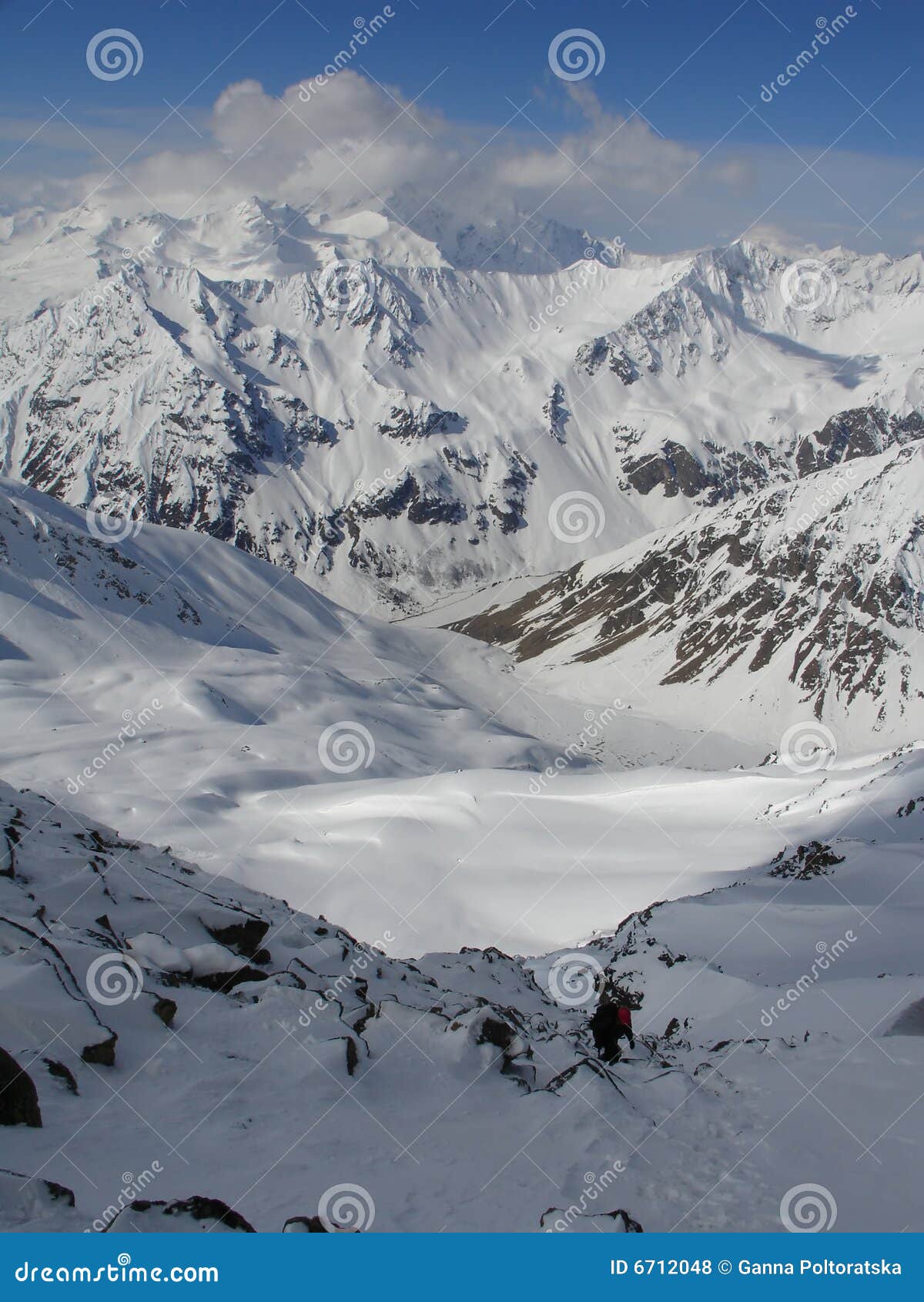Mountain. Caucasus. stock photo. Image of ascention, mountaineer - 6712048