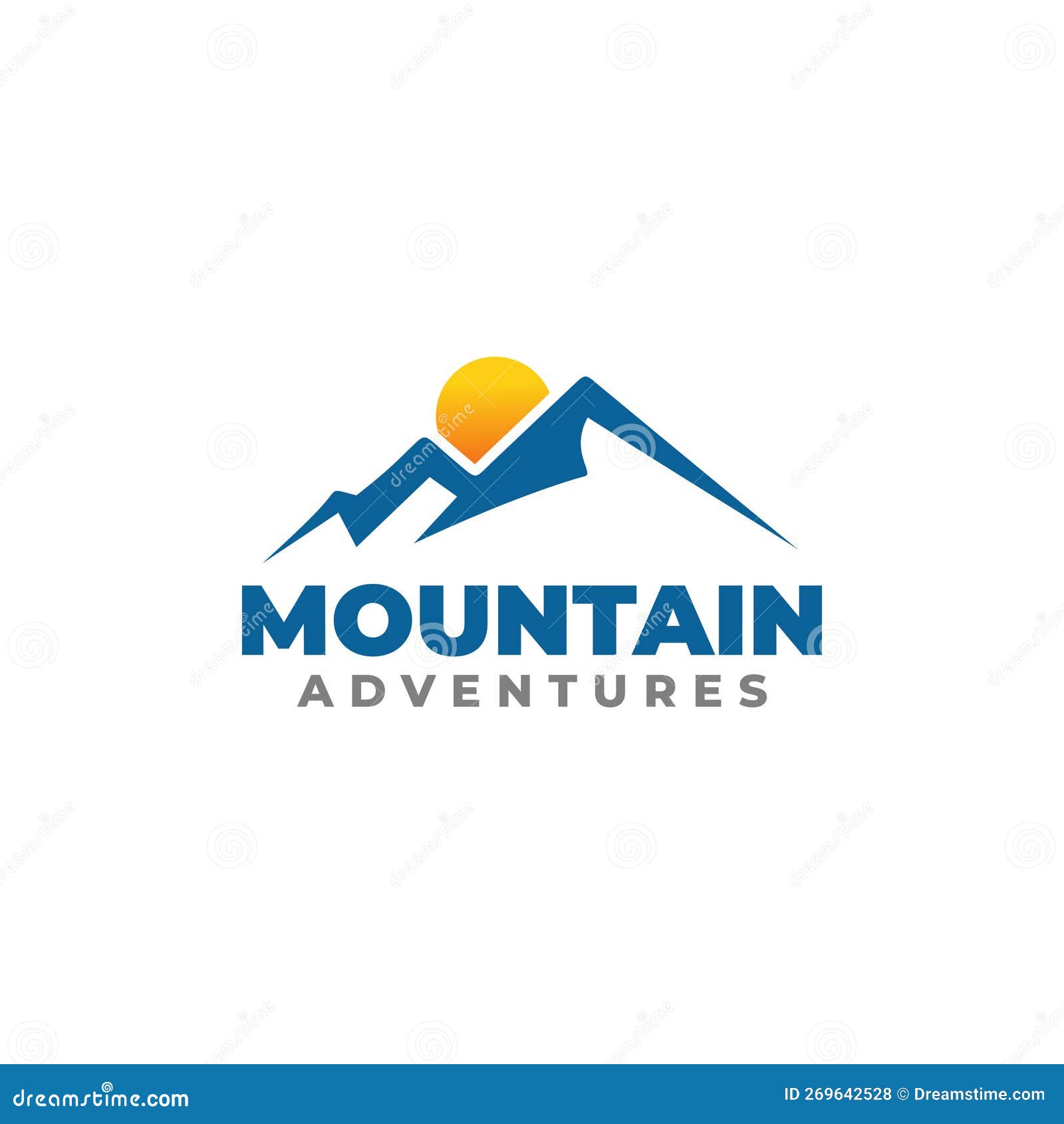 Mountain logo design stock vector. Illustration of climbing - 269642528