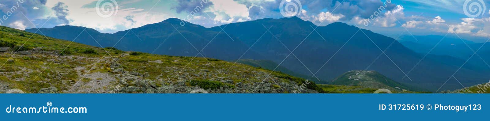 Mountain Chain Panorama stock image. Image of mountains - 31725619
