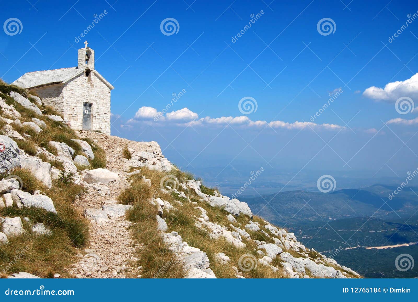Mountain church stock photo. Image of isolated, rock - 12765184