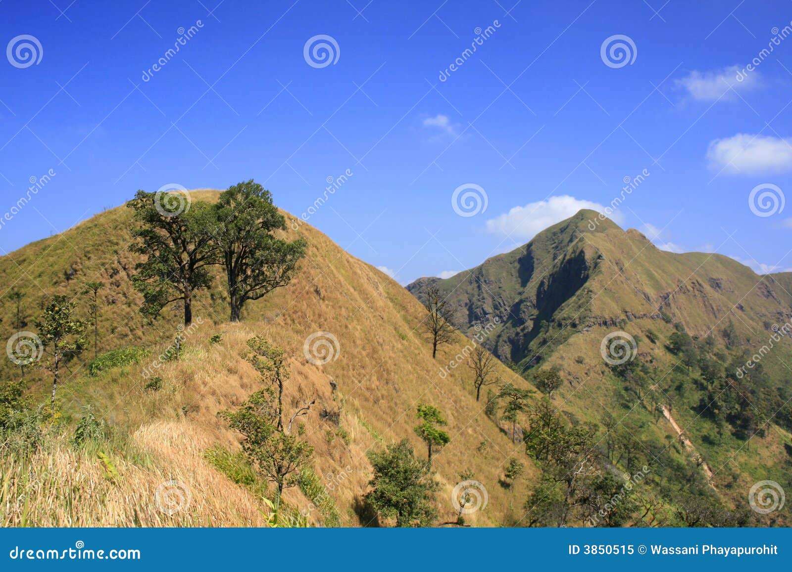 Mountain clear sky stock image. Image of hikker, tral - 3850515