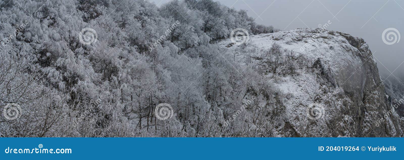 Mountain cliff in a snow stock photo. Image of environment - 204019264