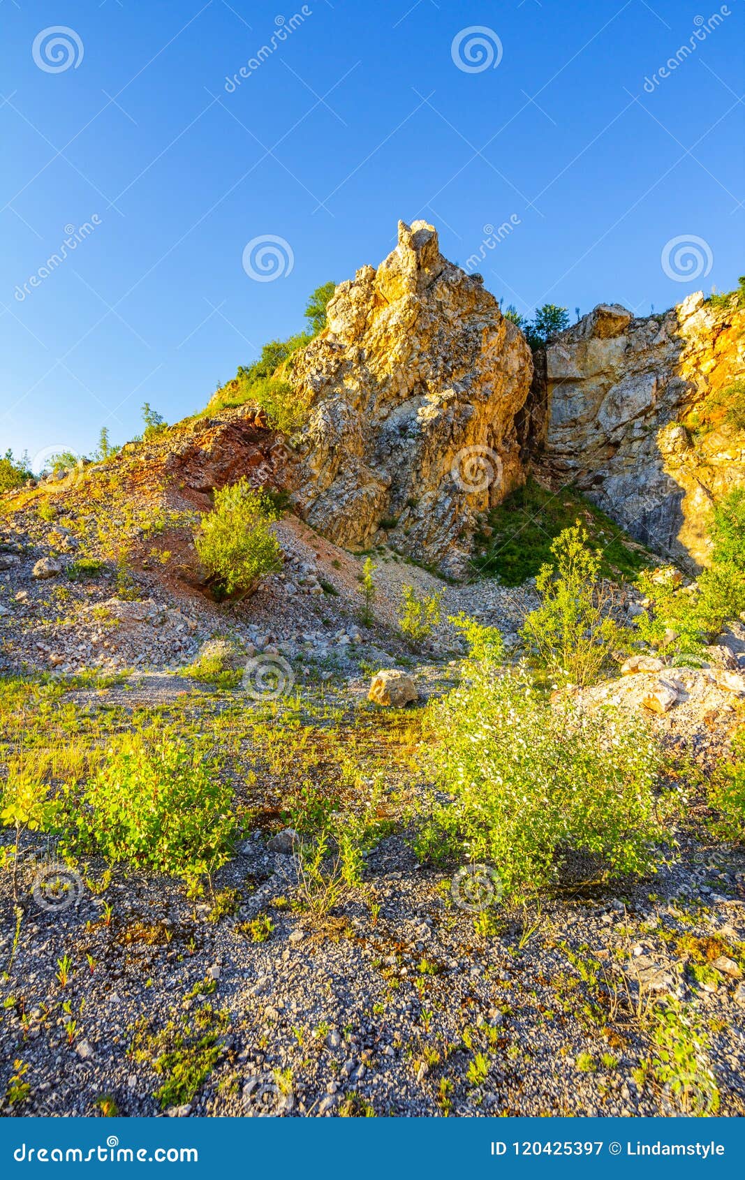 Mountain Cliffs and Flat Terrain Stock Image - Image of clifs, land ...