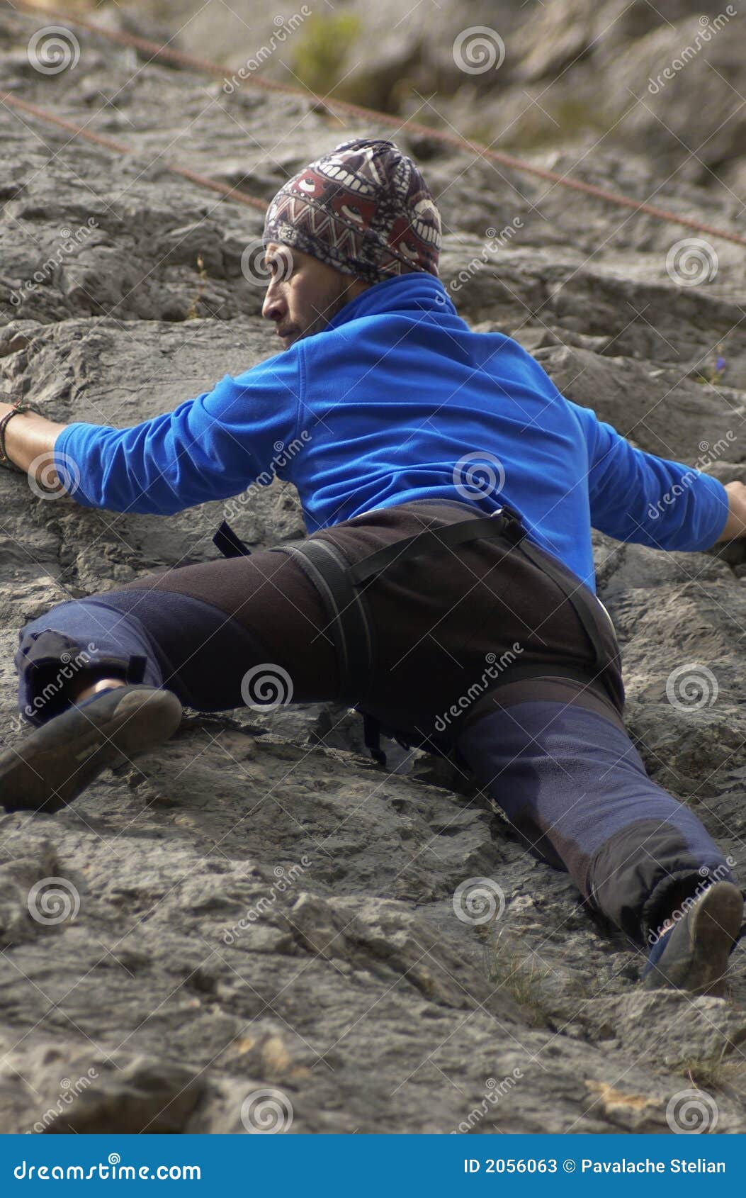 Mountain Climber stock image. Image of person, sport, rope - 2056063