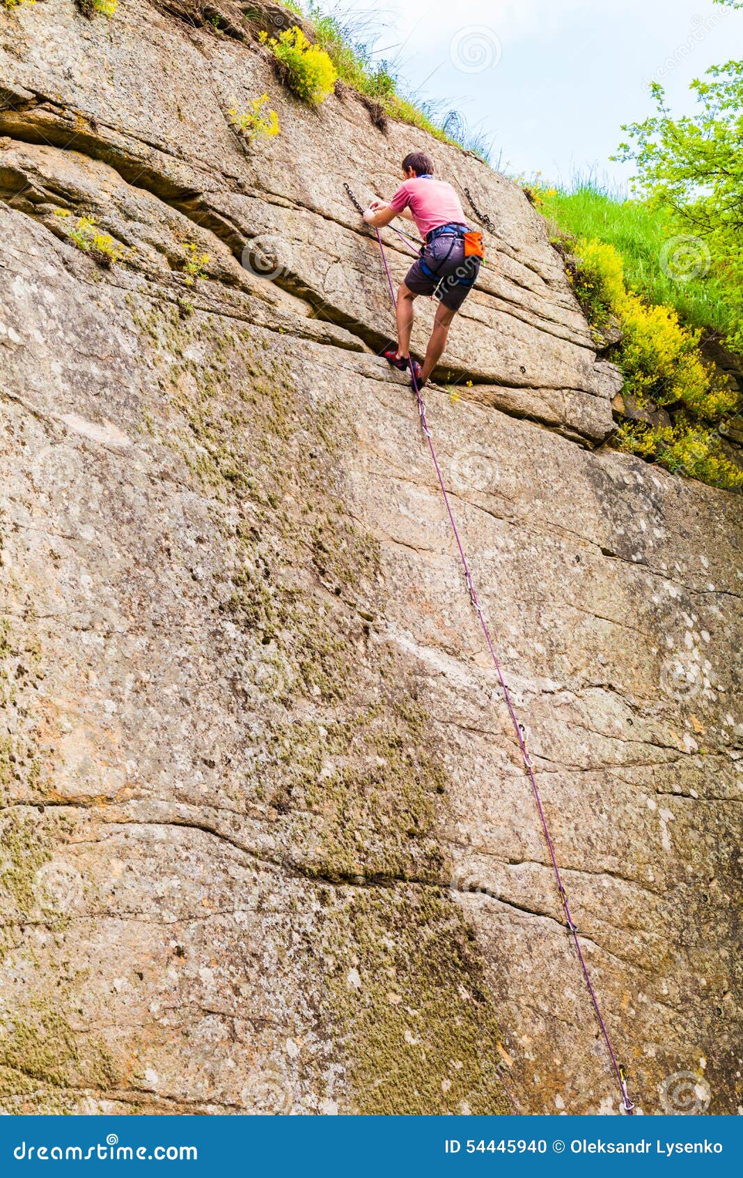 Mountain climber editorial image. Image of difficult - 54445940