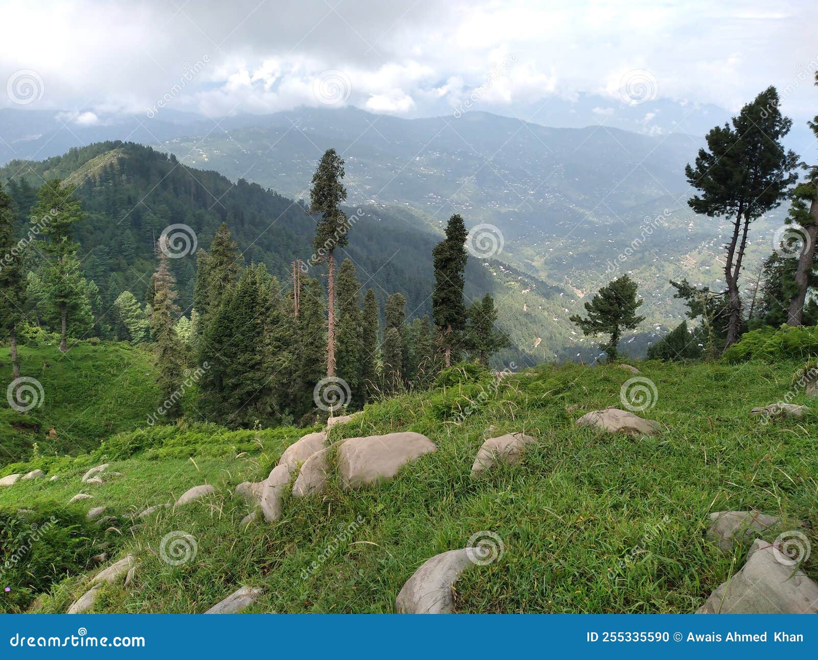 Mountain Climbing View of Azad Kashmir Stock Photo - Image of forest ...