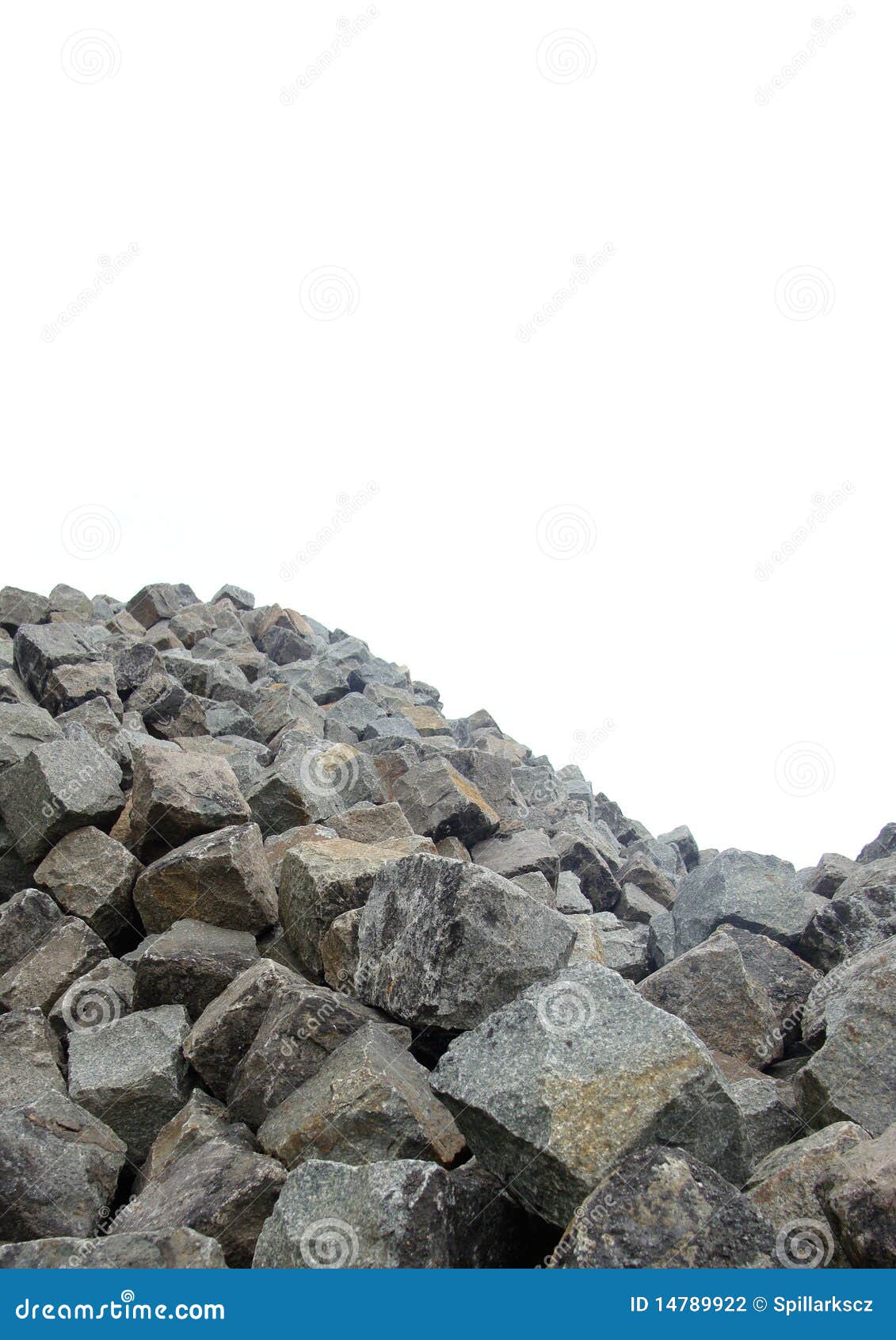 Mountain of cobble stone stock photo. Image of cobblestone - 14789922
