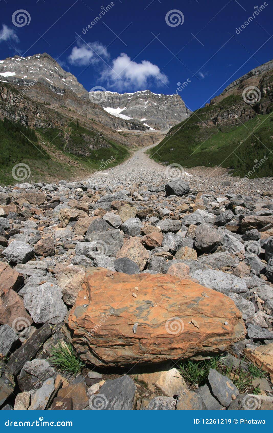 Mountain Col stock image. Image of scenic, outdoors, canada - 12261219