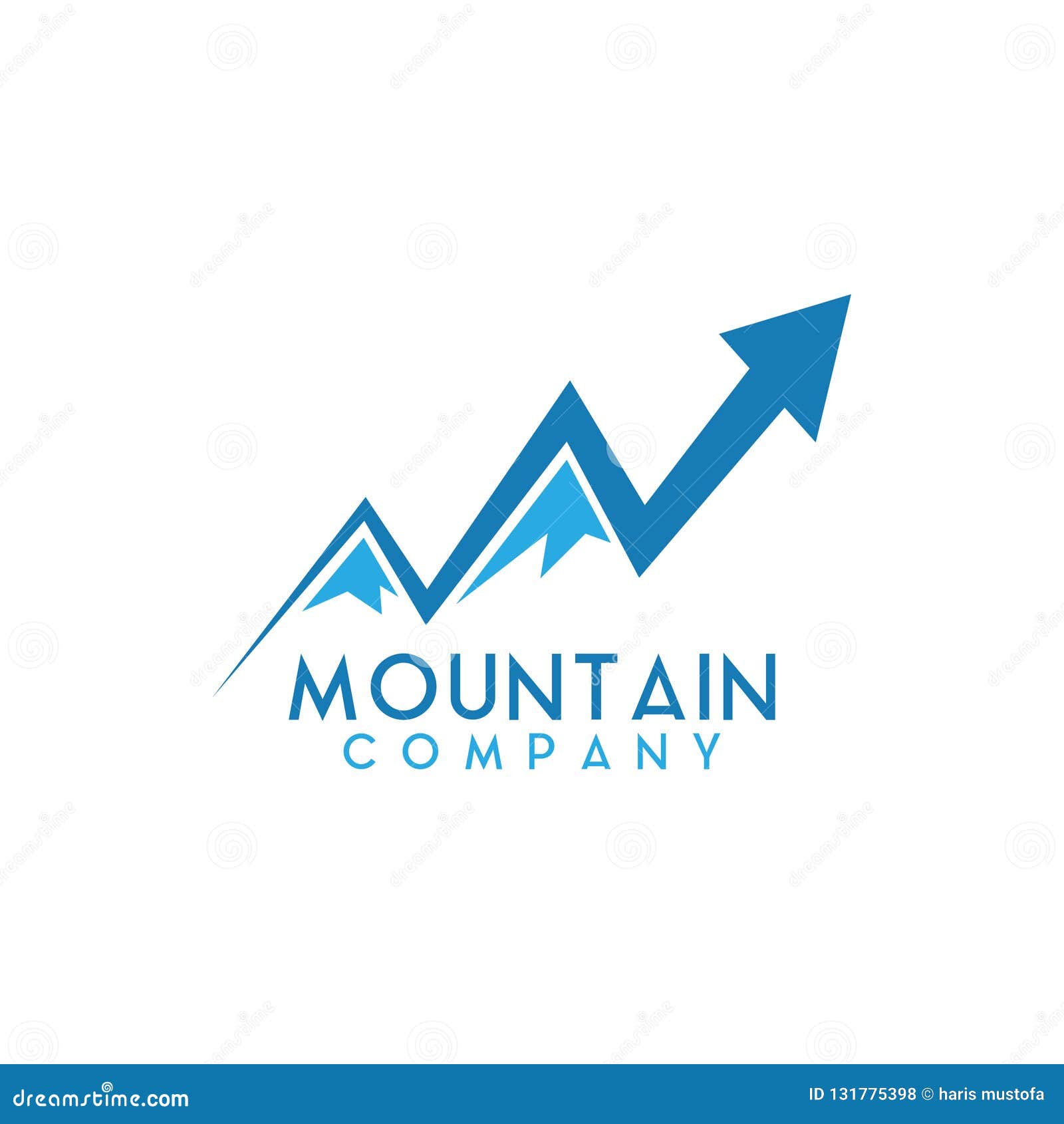 Mountain Company Graphic Design Template Vector Stock Vector ...
