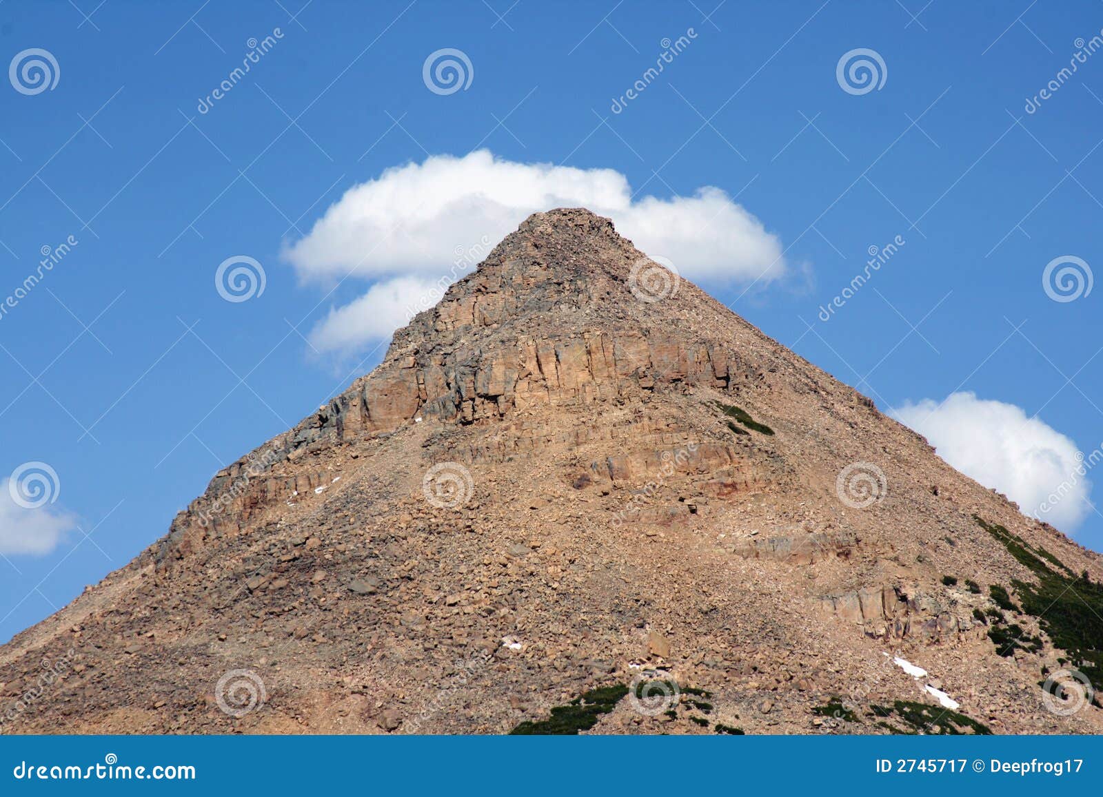 Mountain cone stock image. Image of apex, pinnacle, cliff - 2745717