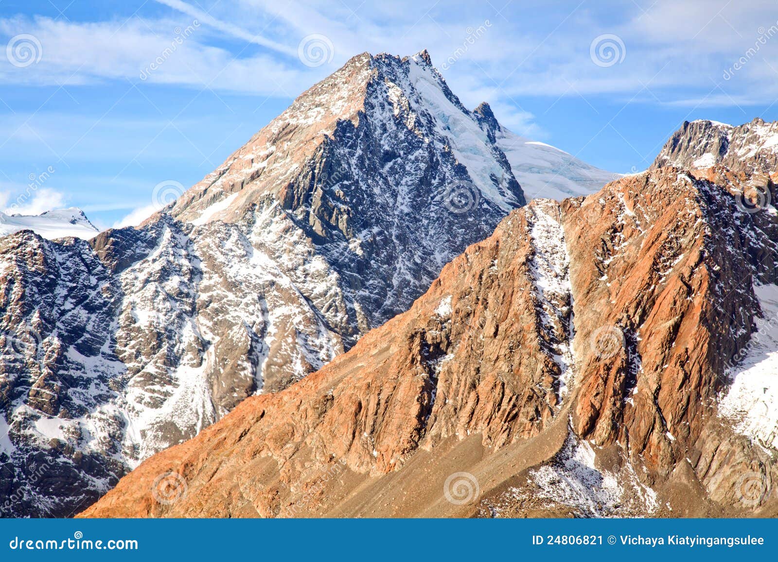 Mountain Cook New Zealand stock image. Image of outdoors - 24806821