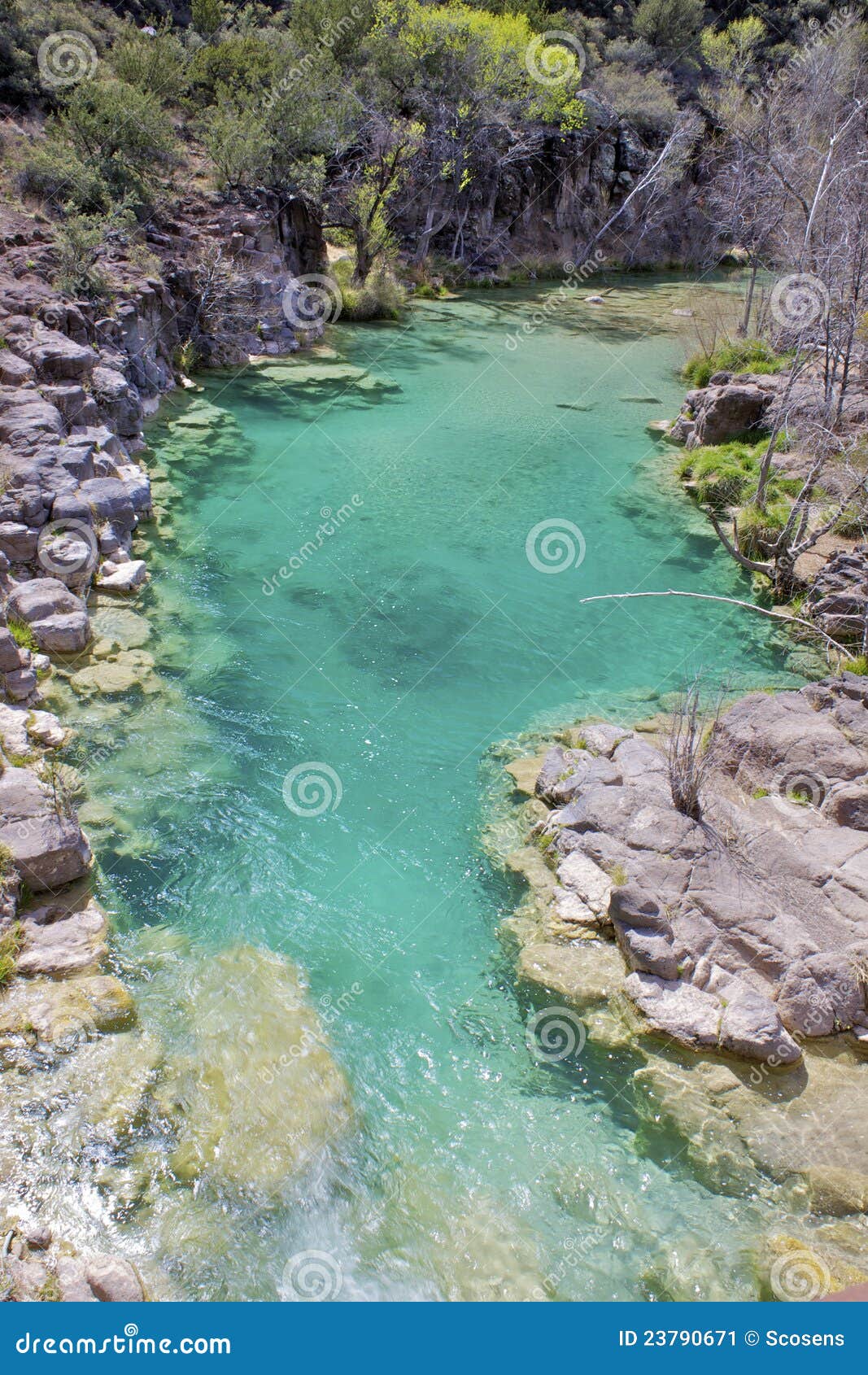 Mountain creek in Arizona stock image. Image of creek - 23790671