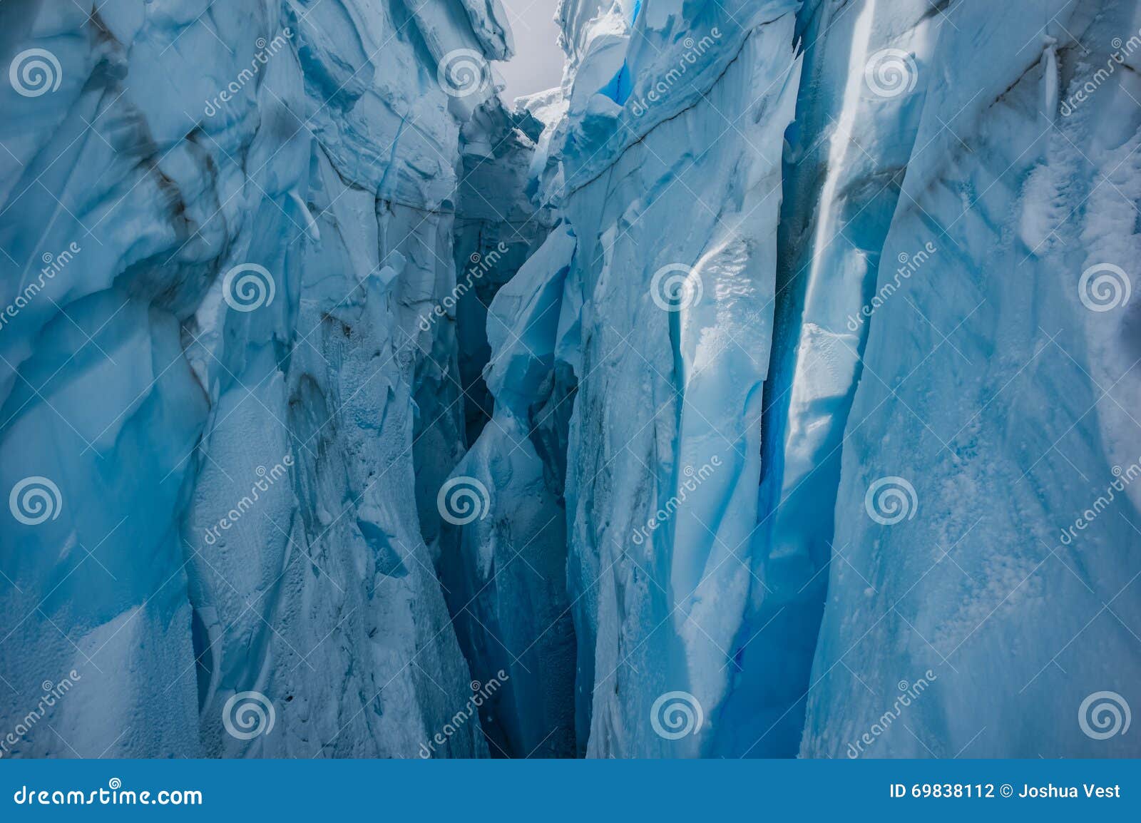 Mountain Crevasse stock photo. Image of freezing, winter - 69838112