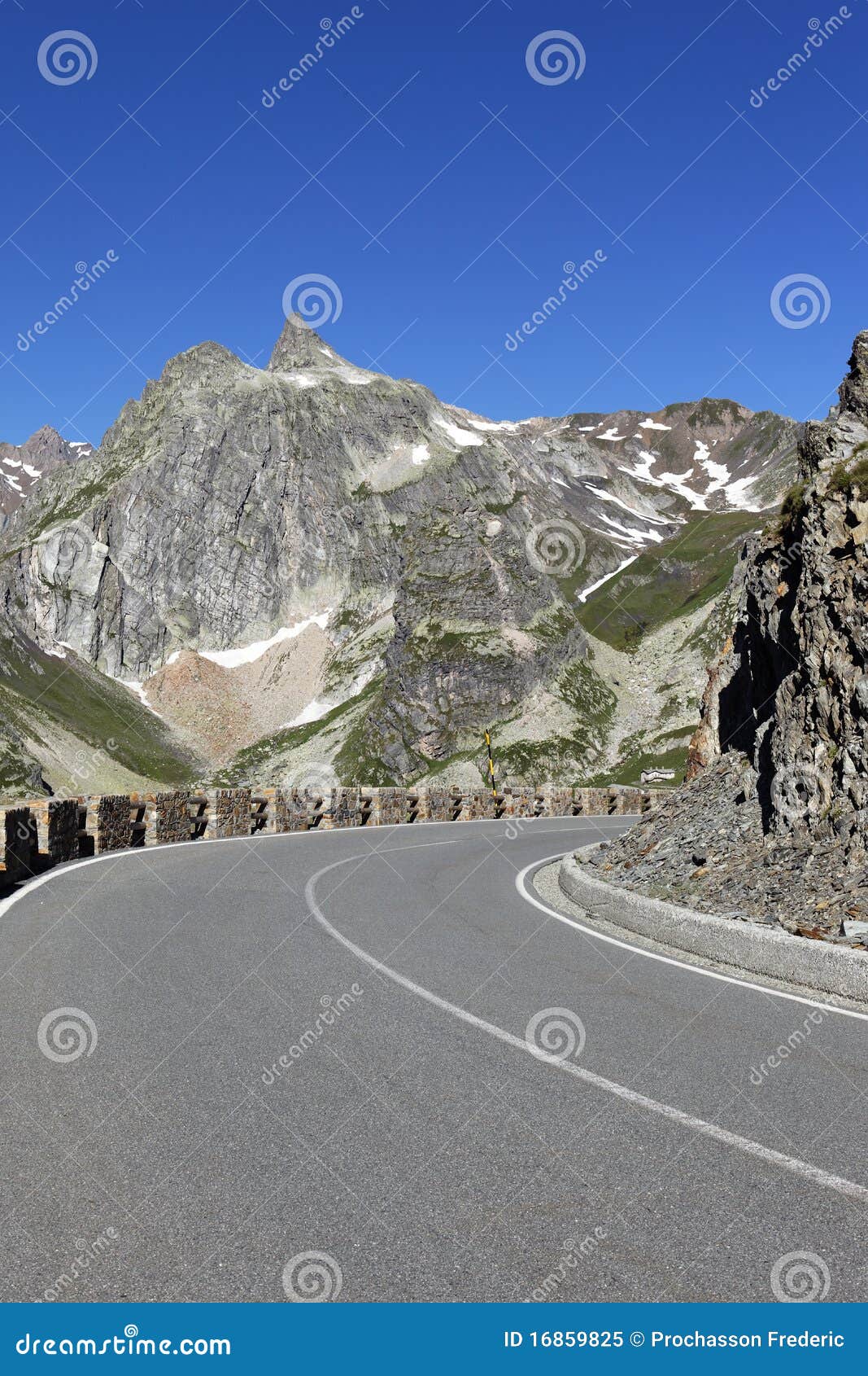 Mountain curve stock image. Image of holiday, alpine - 16859825
