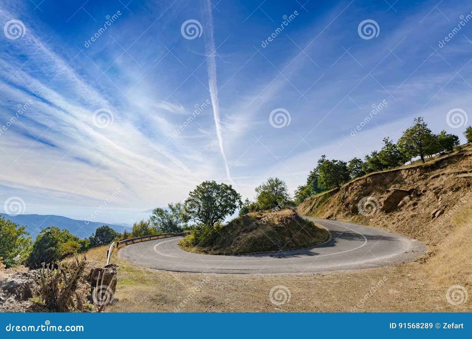 Mountain curved road stock image. Image of park, asphalt - 91568289