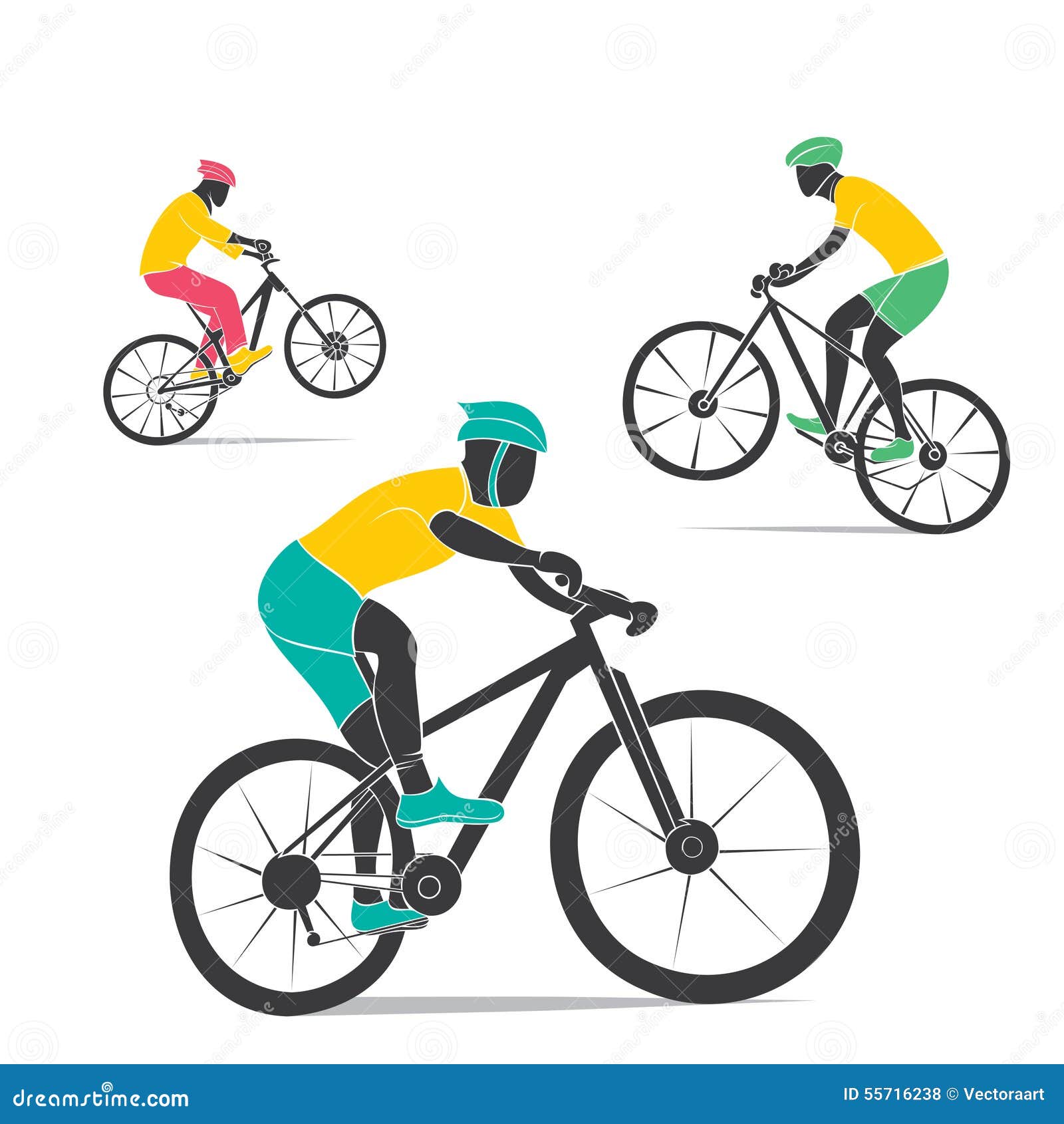 Mountain cycling design stock vector. Illustration of activity - 55716238