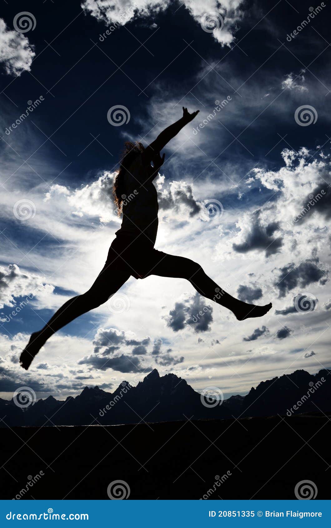 Mountain Dance stock image. Image of move, freedom, dance - 20851335