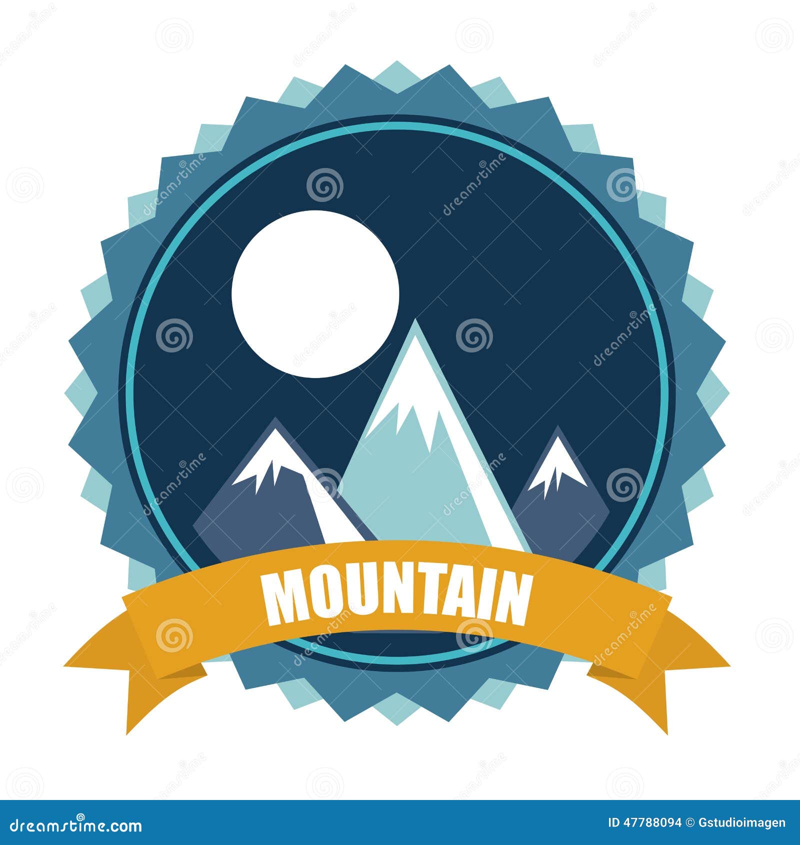Mountain design stock illustration. Illustration of adventures - 47788094