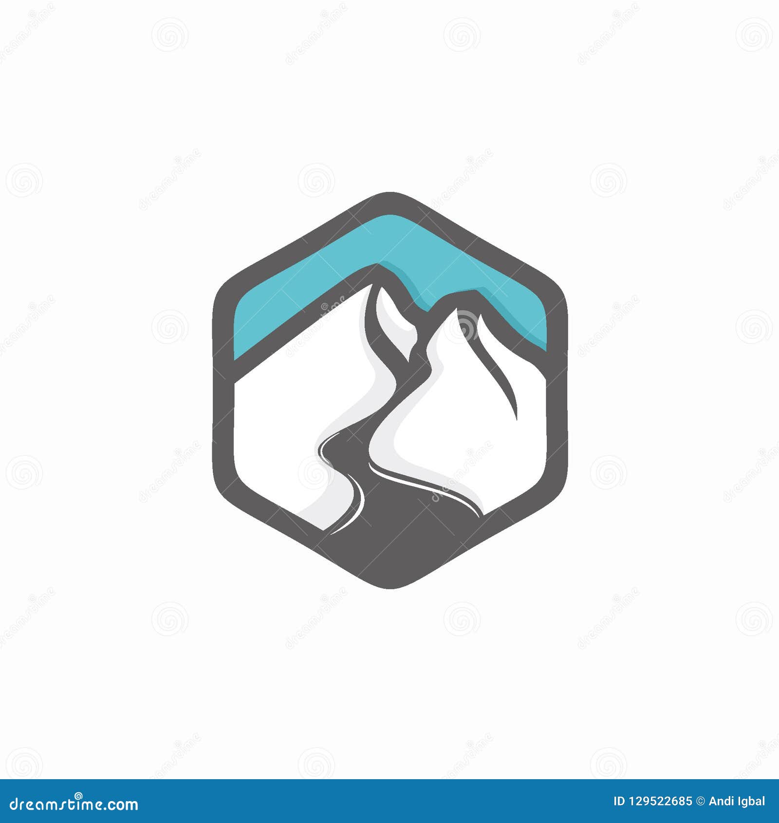 Mountain Emblem Logo Vector Design Template Stock Vector - Illustration ...