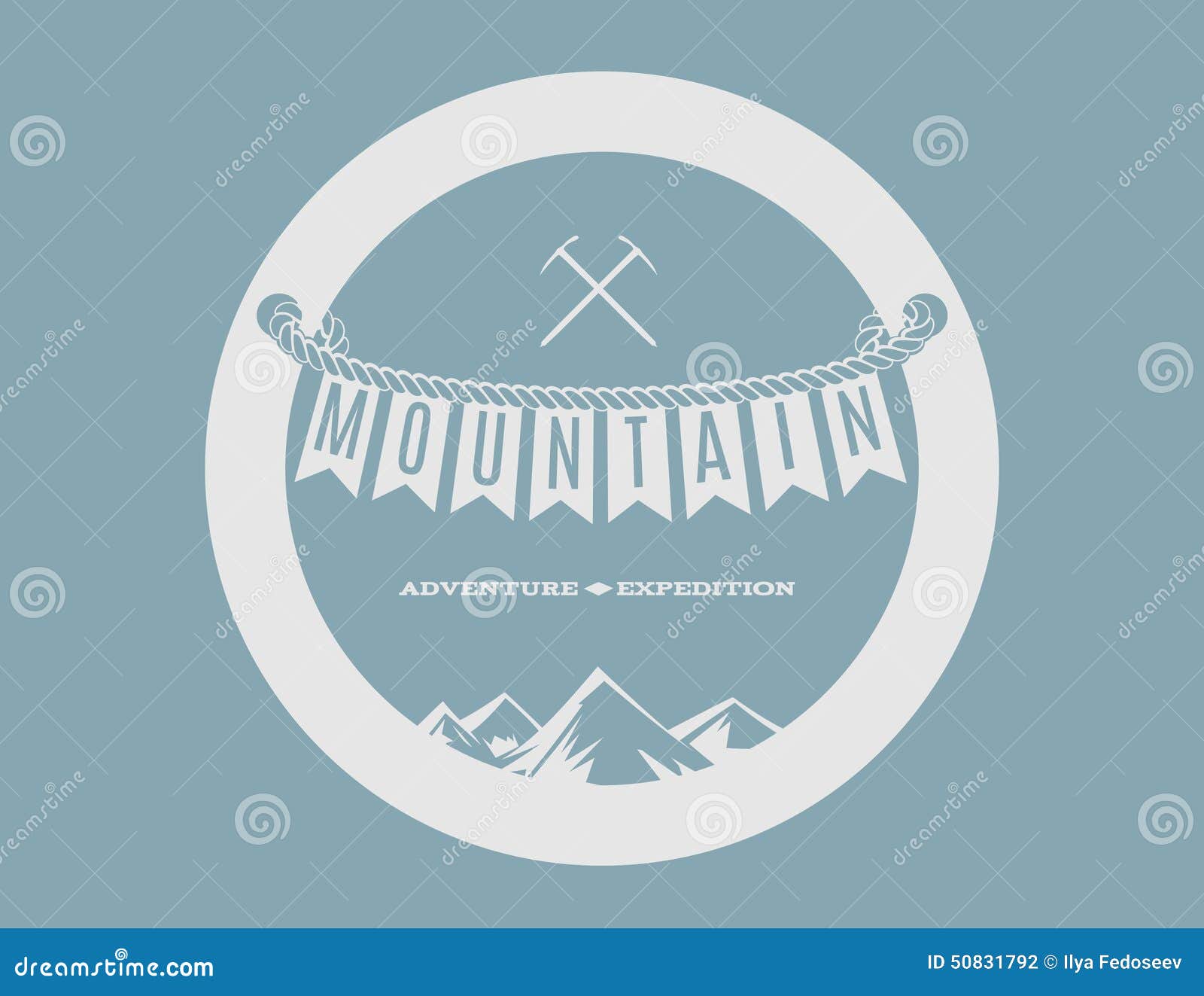 Mountain emblem stock vector. Illustration of forest - 50831792