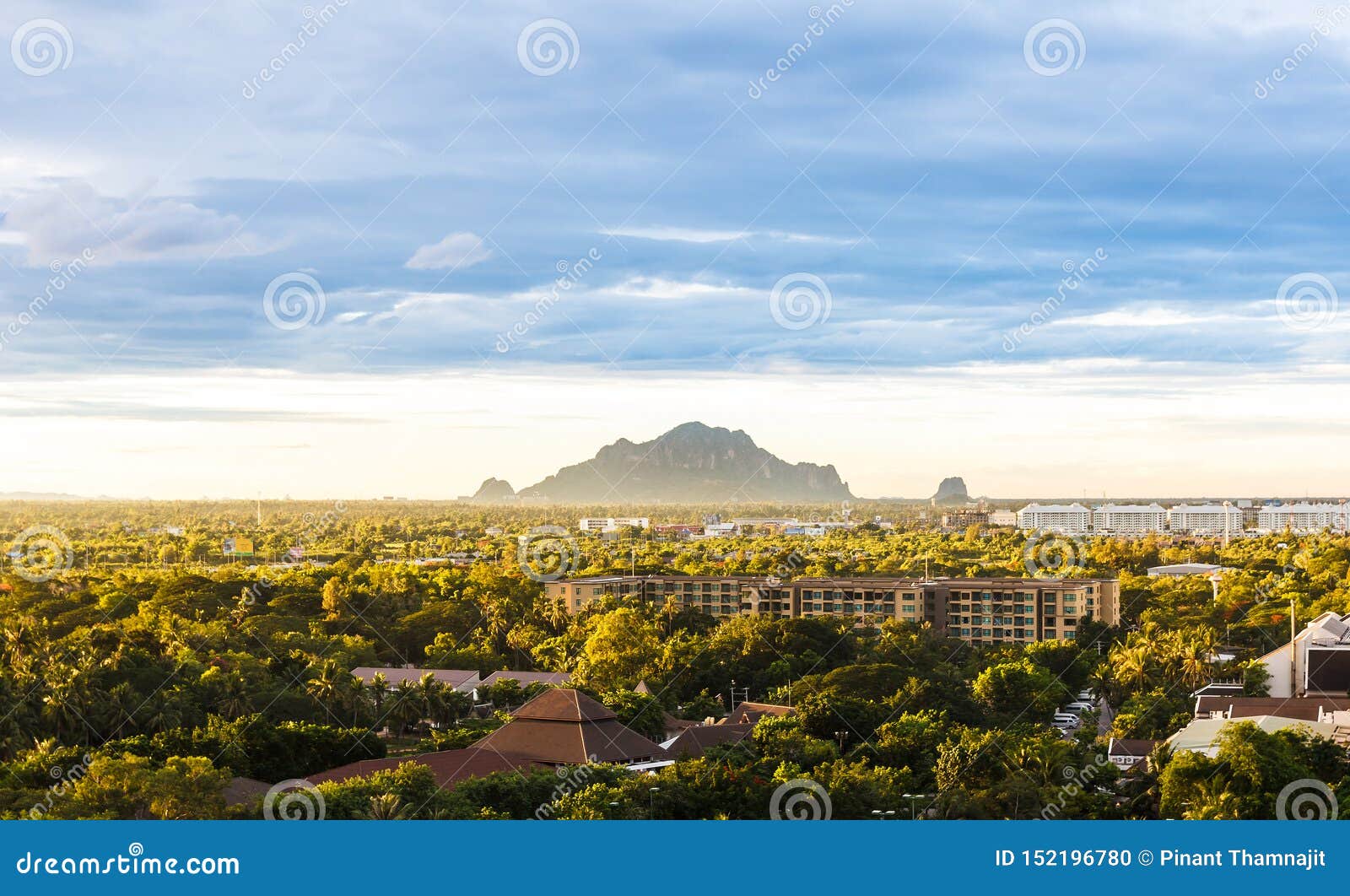 Mountain at far distant stock photo. Image of scenery - 152196780