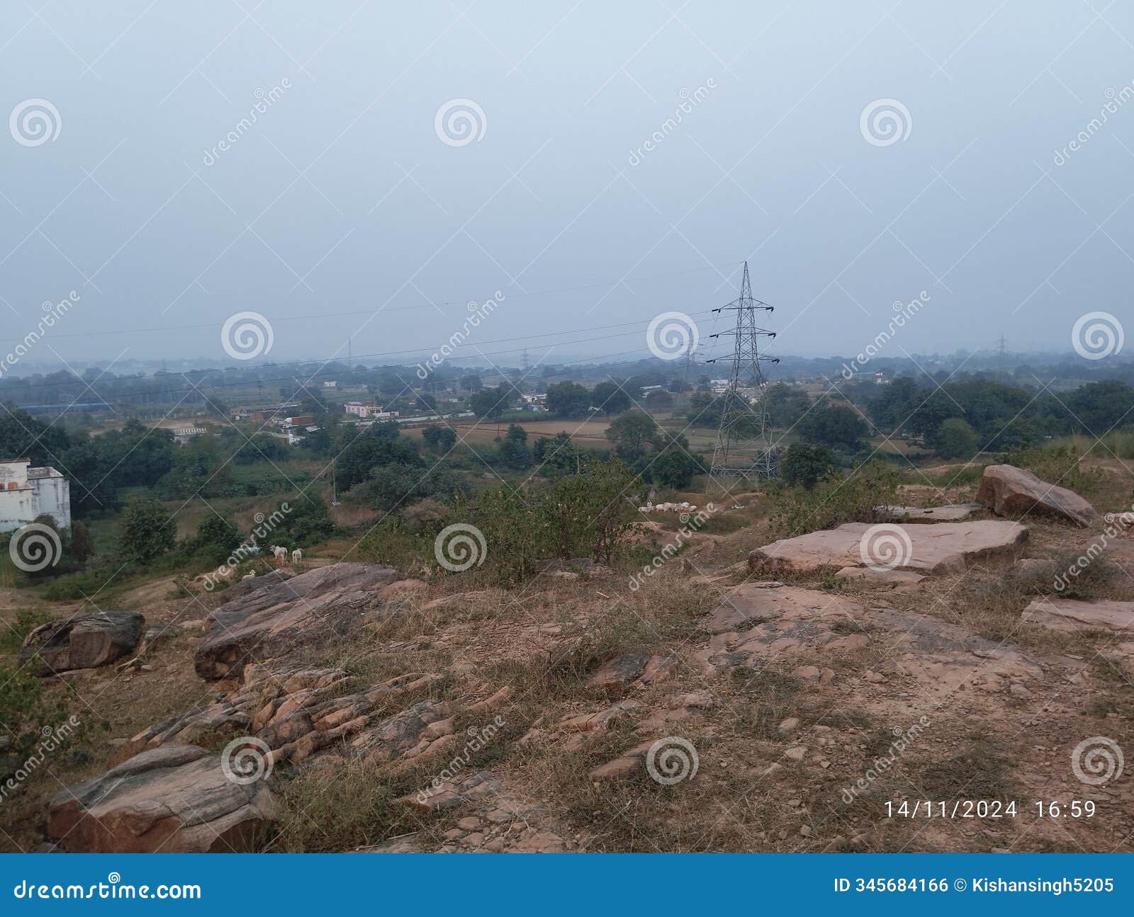 Mountain Forest India Chunar Stone Stock Photo - Image of stone ...