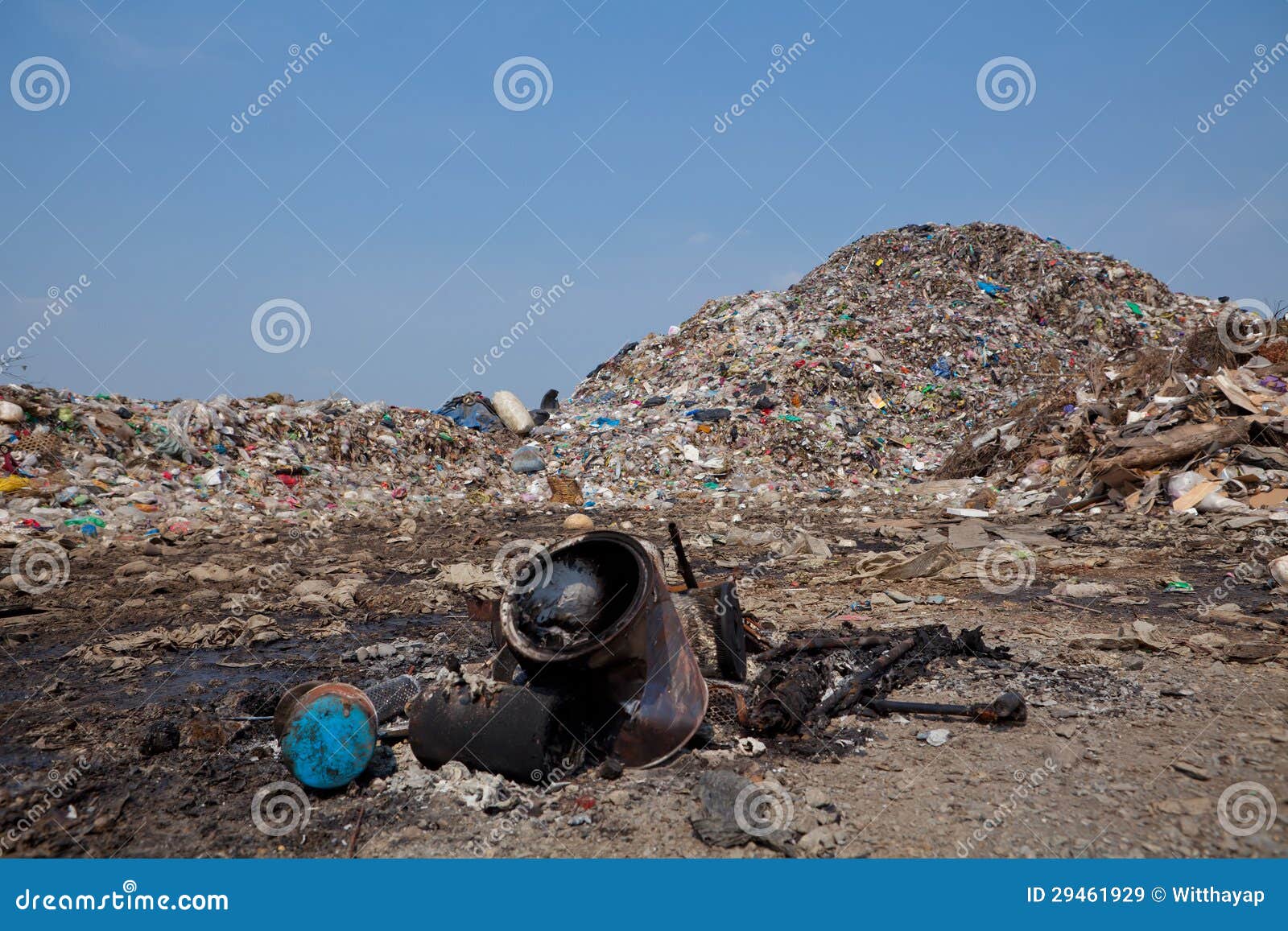 Mountain of garbage stock image. Image of global, pollution - 29461929