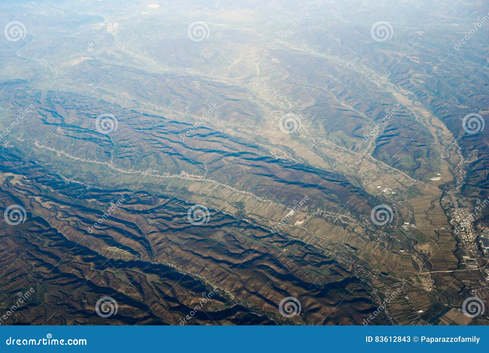 Mountain in Georgia Aerial View of Geogria Stock Image - Image of ...