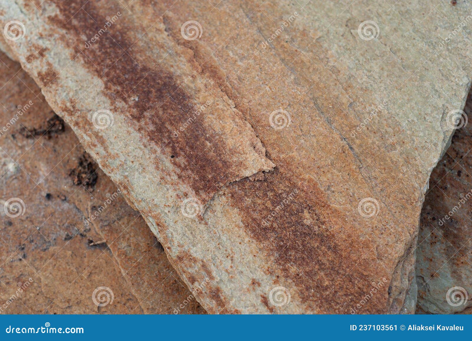 A Mountain of Gold, Red Stones from Shale Rocks Stock Image - Image of ...
