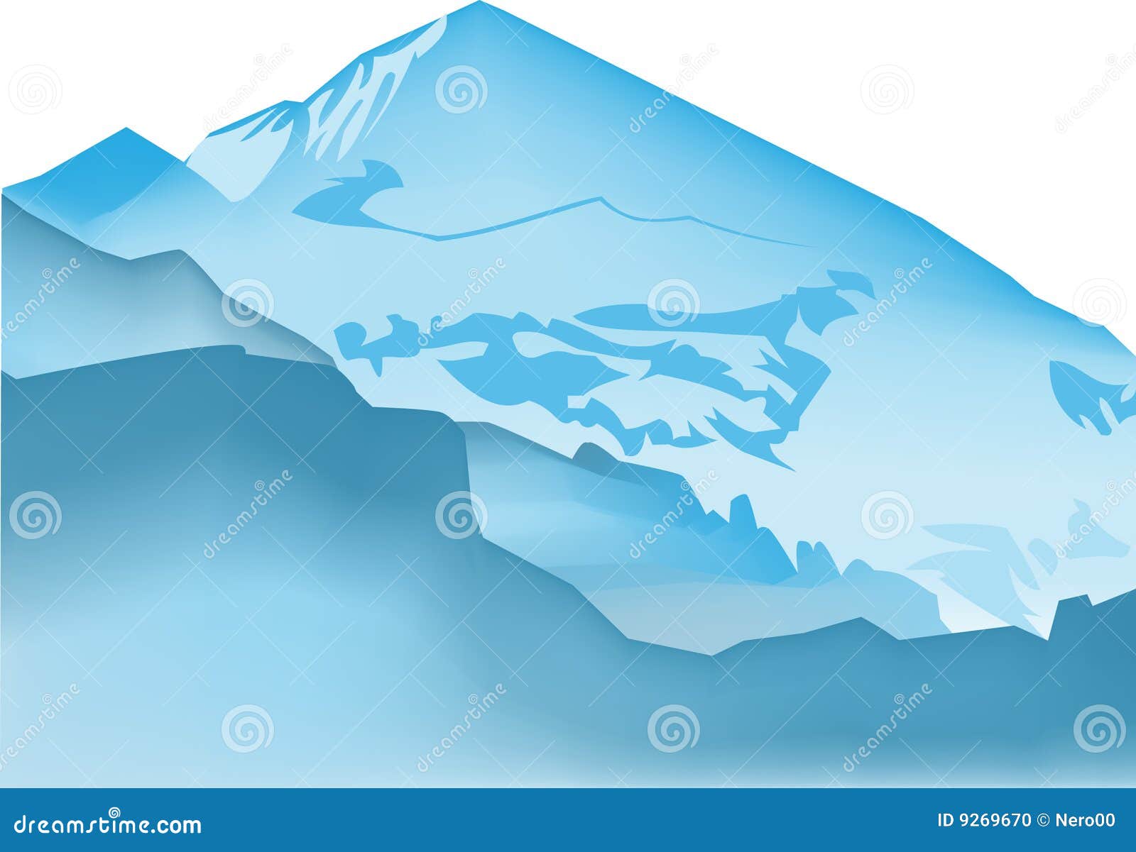 Mountain gradient stock vector. Illustration of texture - 9269670