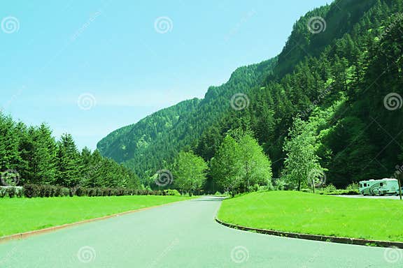 Mountain stock photo. Image of blue, green, spring, trees - 40812184
