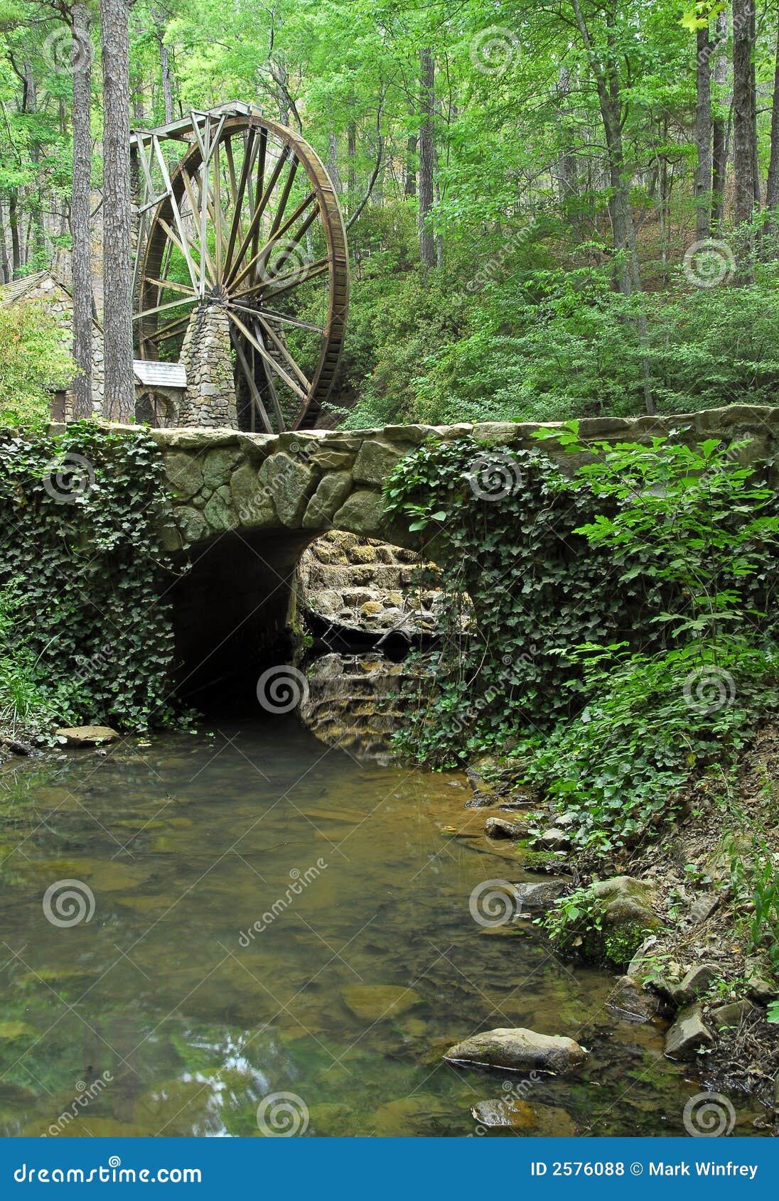 Mountain Grinding Mill stock photo. Image of vintage, wheel - 2576088