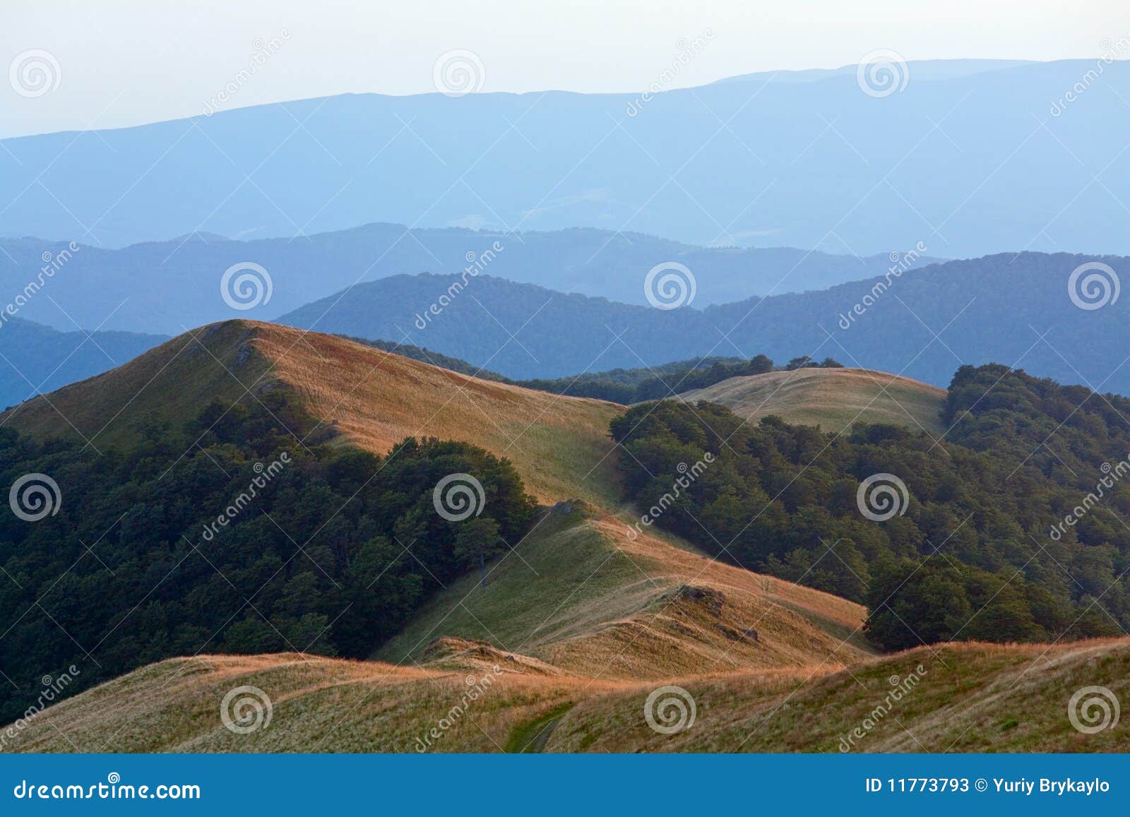 Mountain hazy daybreak stock image. Image of road, mountain - 11773793