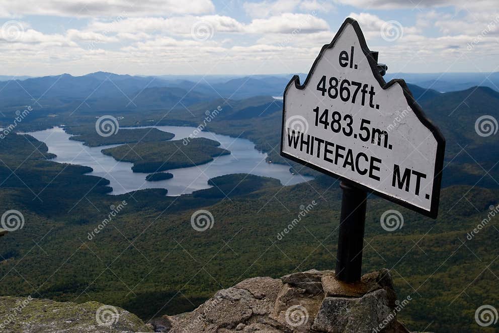 Mountain Height Signpost stock image. Image of indicator - 6676667