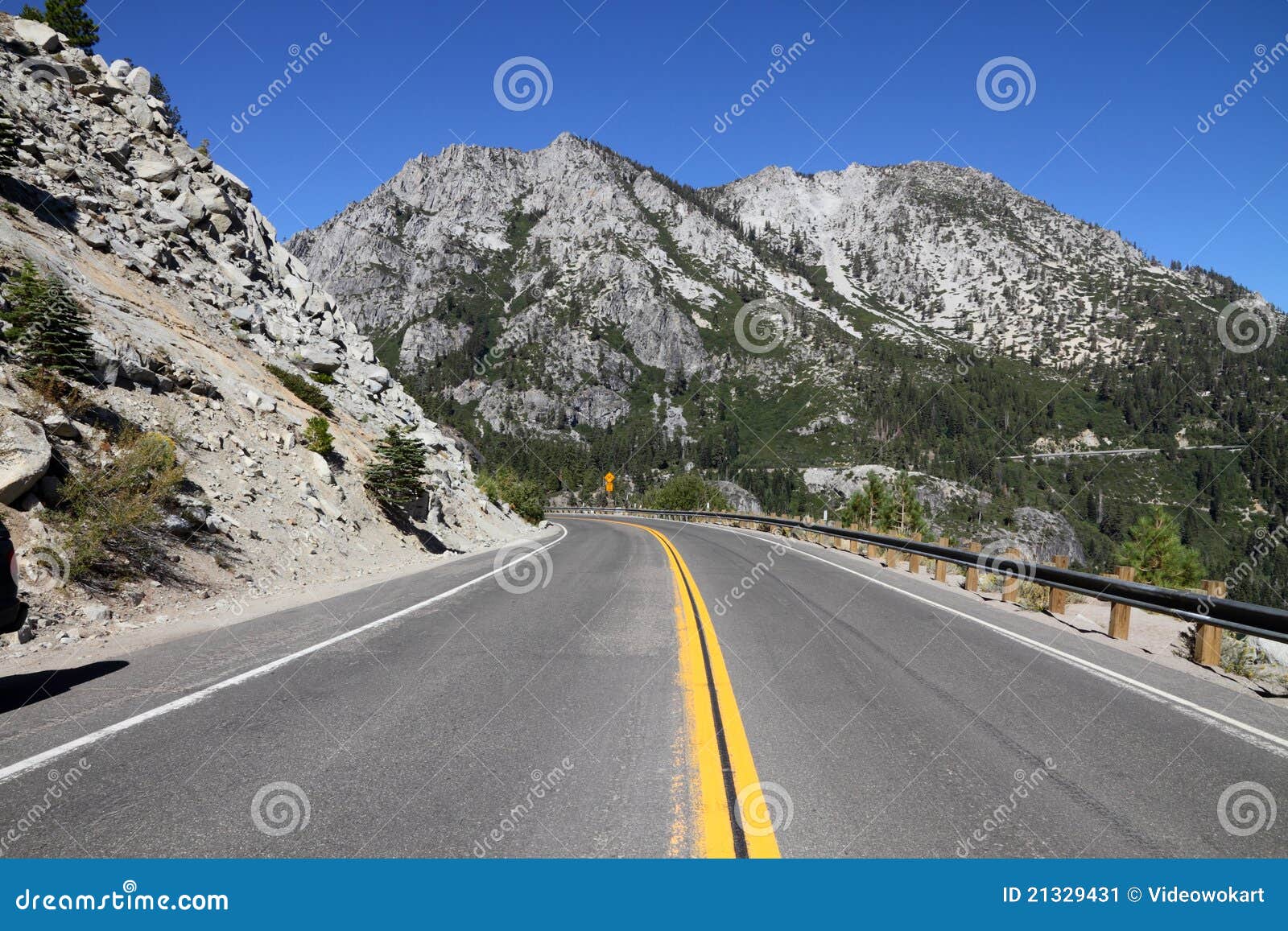 Mountain Highway stock image. Image of blue, adventure - 21329431