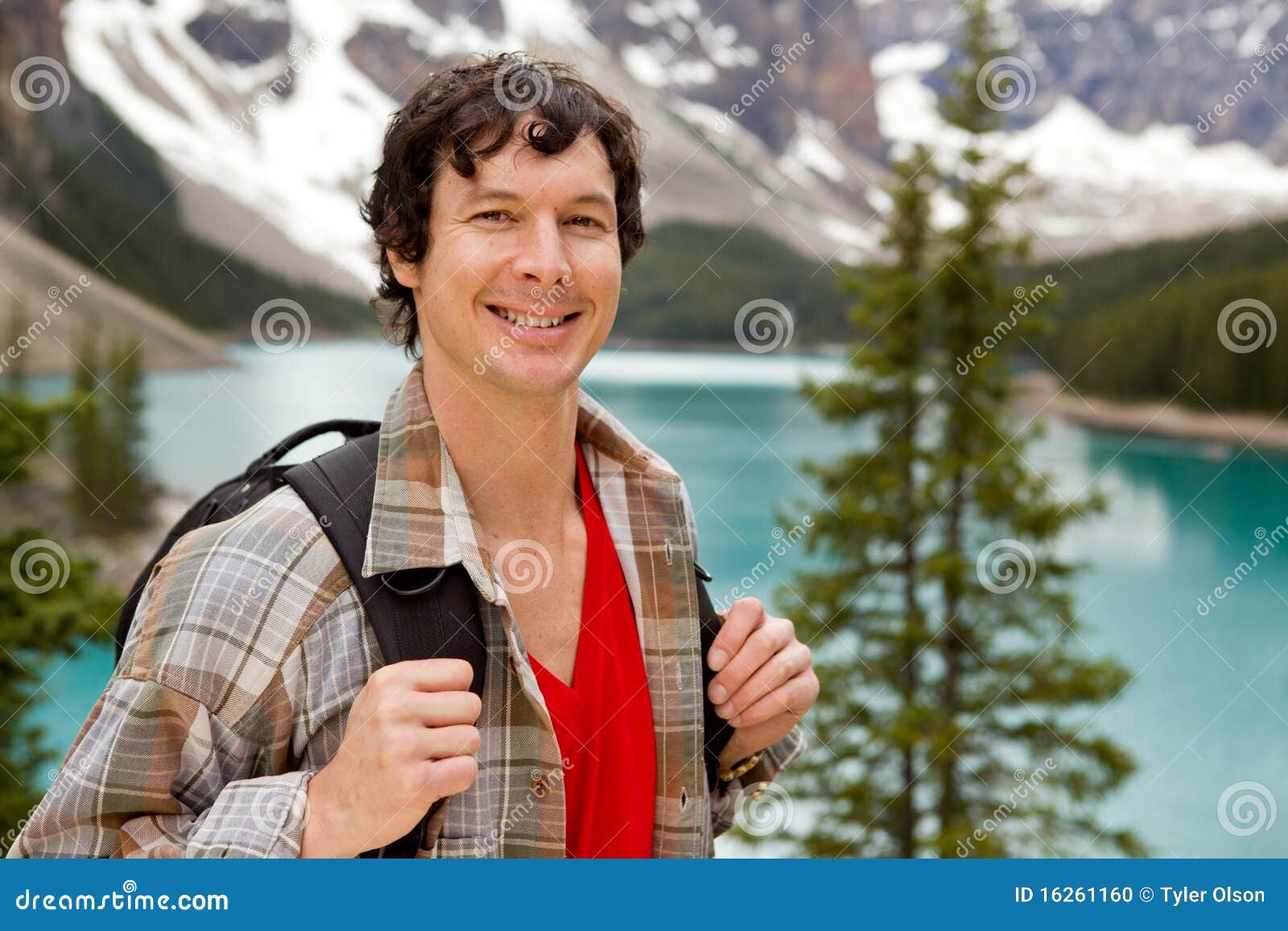 Mountain Hike Portrait stock photo. Image of mountain - 16261160