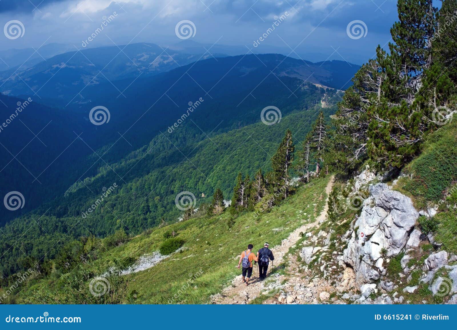 Mountain Hiking stock image. Image of mountain, hiker - 6615241